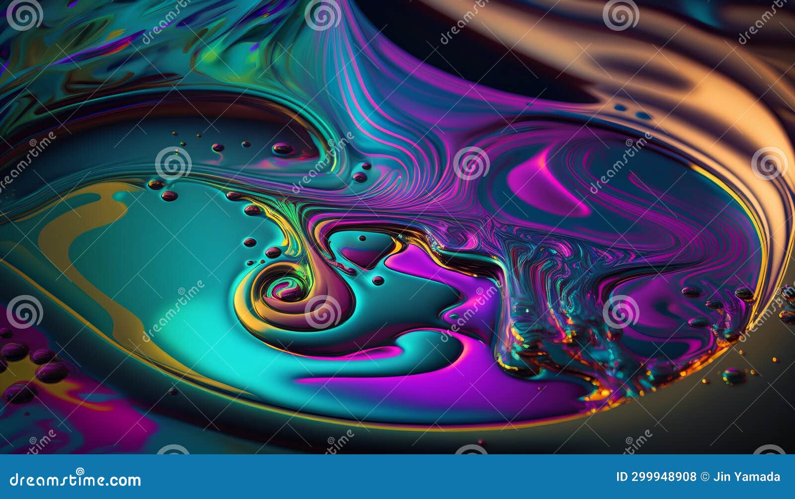 Colorful Psychedelic Liquefaction Pattern. Abstract Psychedelic ...
