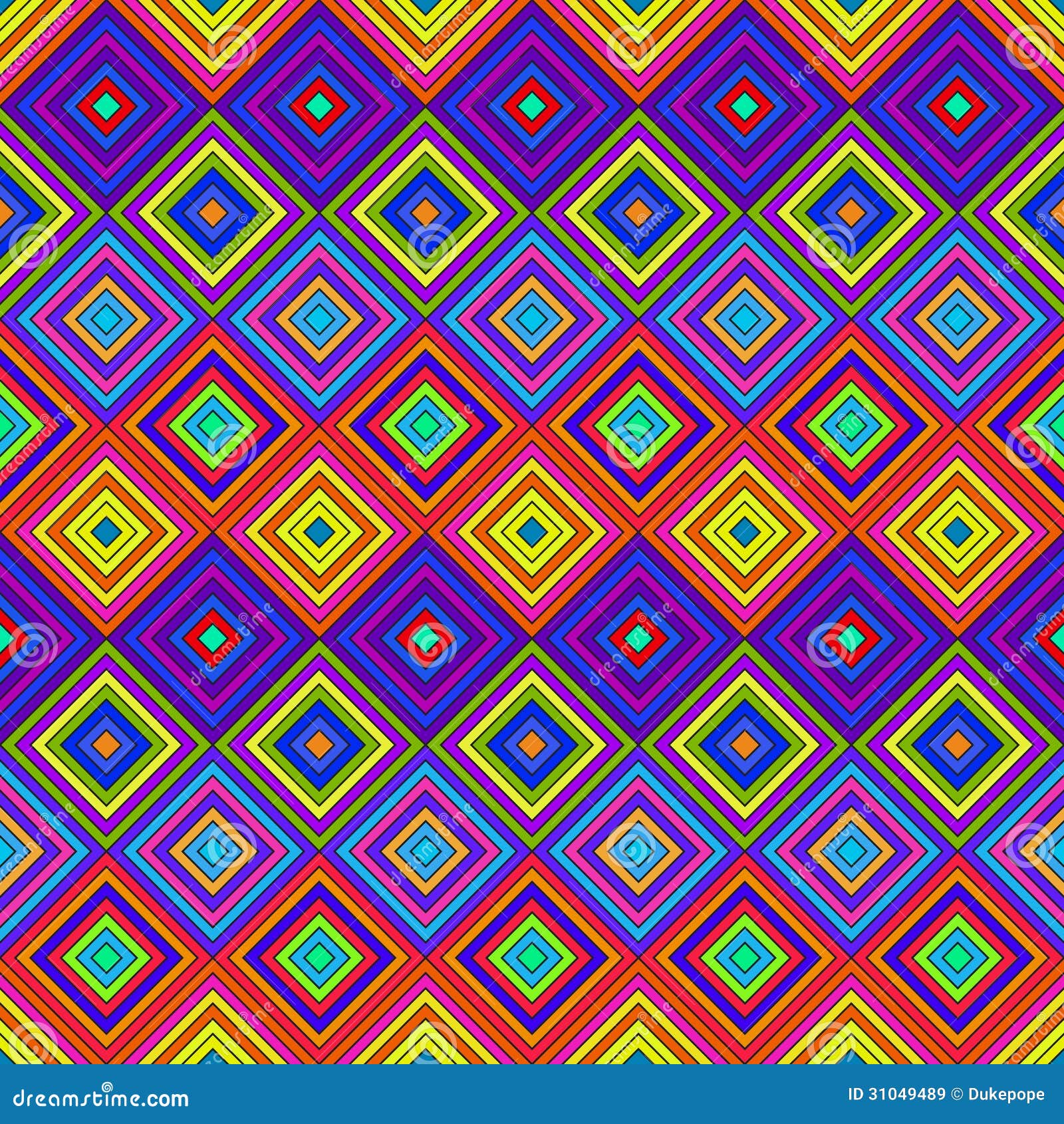 Colorful Psychedelic Pattern Stock Vector - Illustration of illusion ...