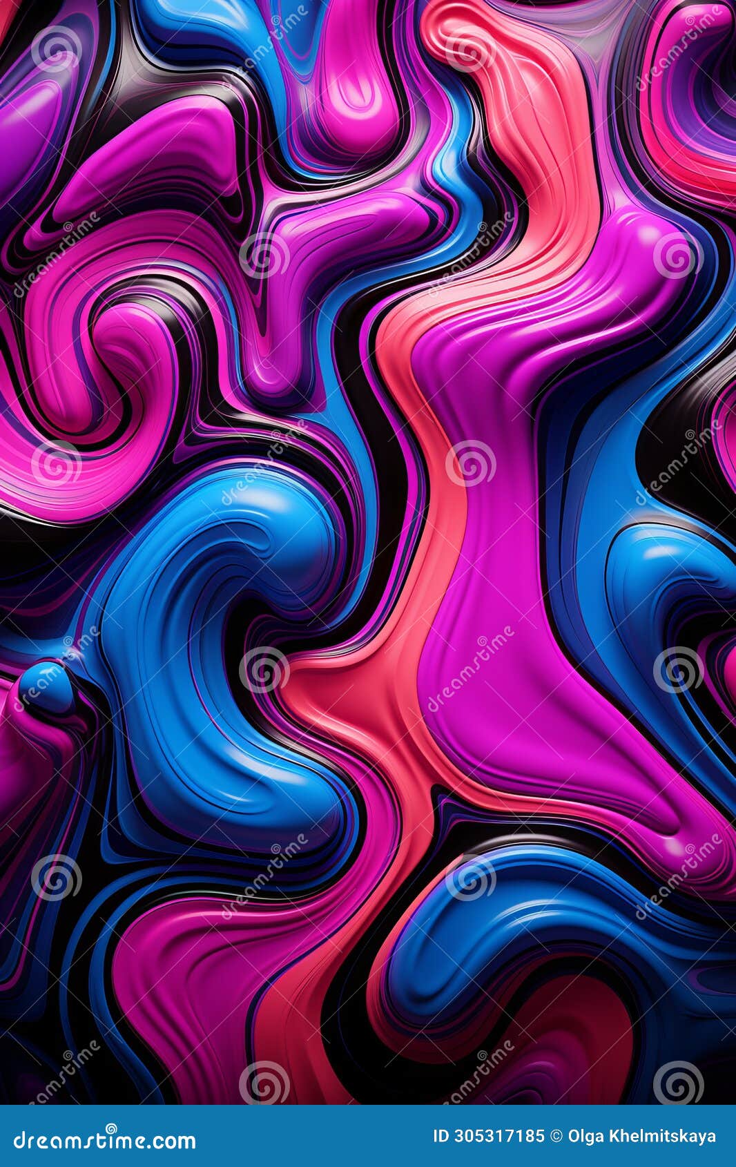 Colorful Psychedelic Patterns. Bold Designs with Vibrant Colors and ...