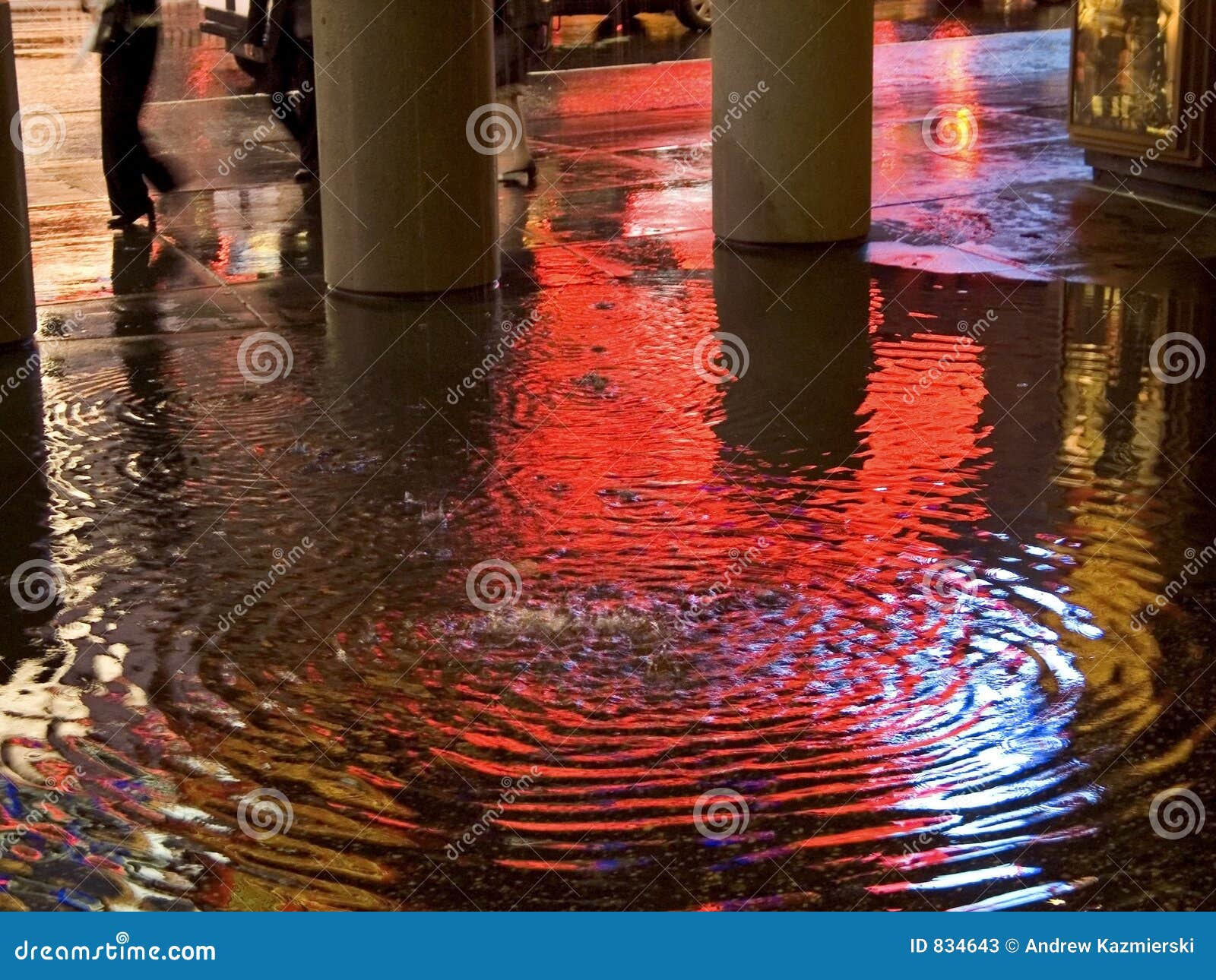 Colorful Puddle stock image. Image of walking, ripples - 834643