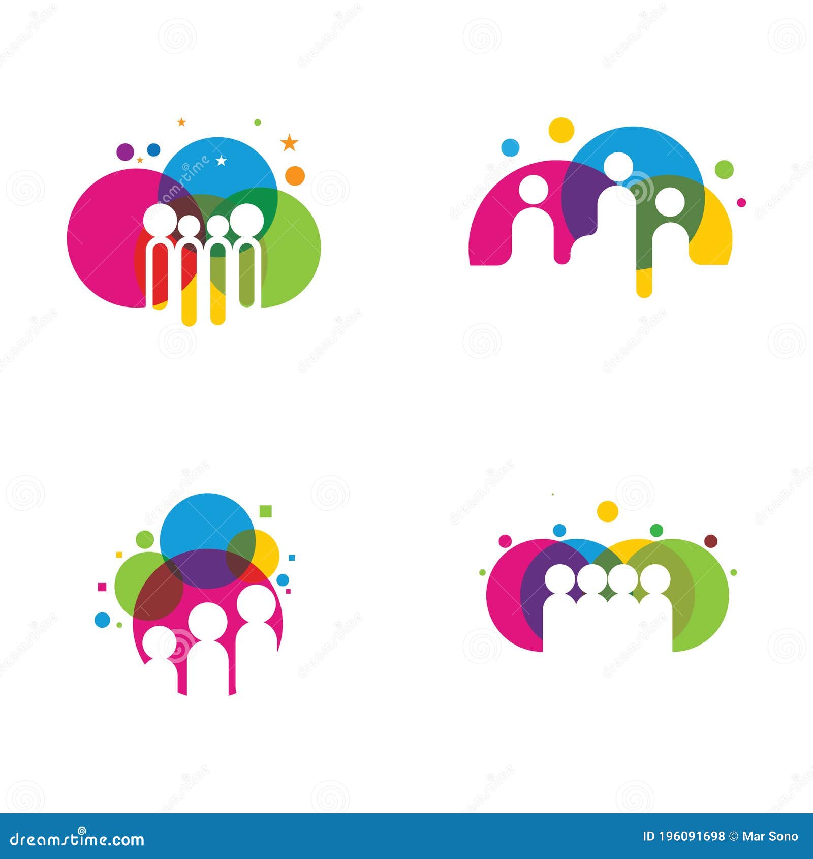 Colorful Pulse Logo Design Concept Vector. People Beat Logo Template ...