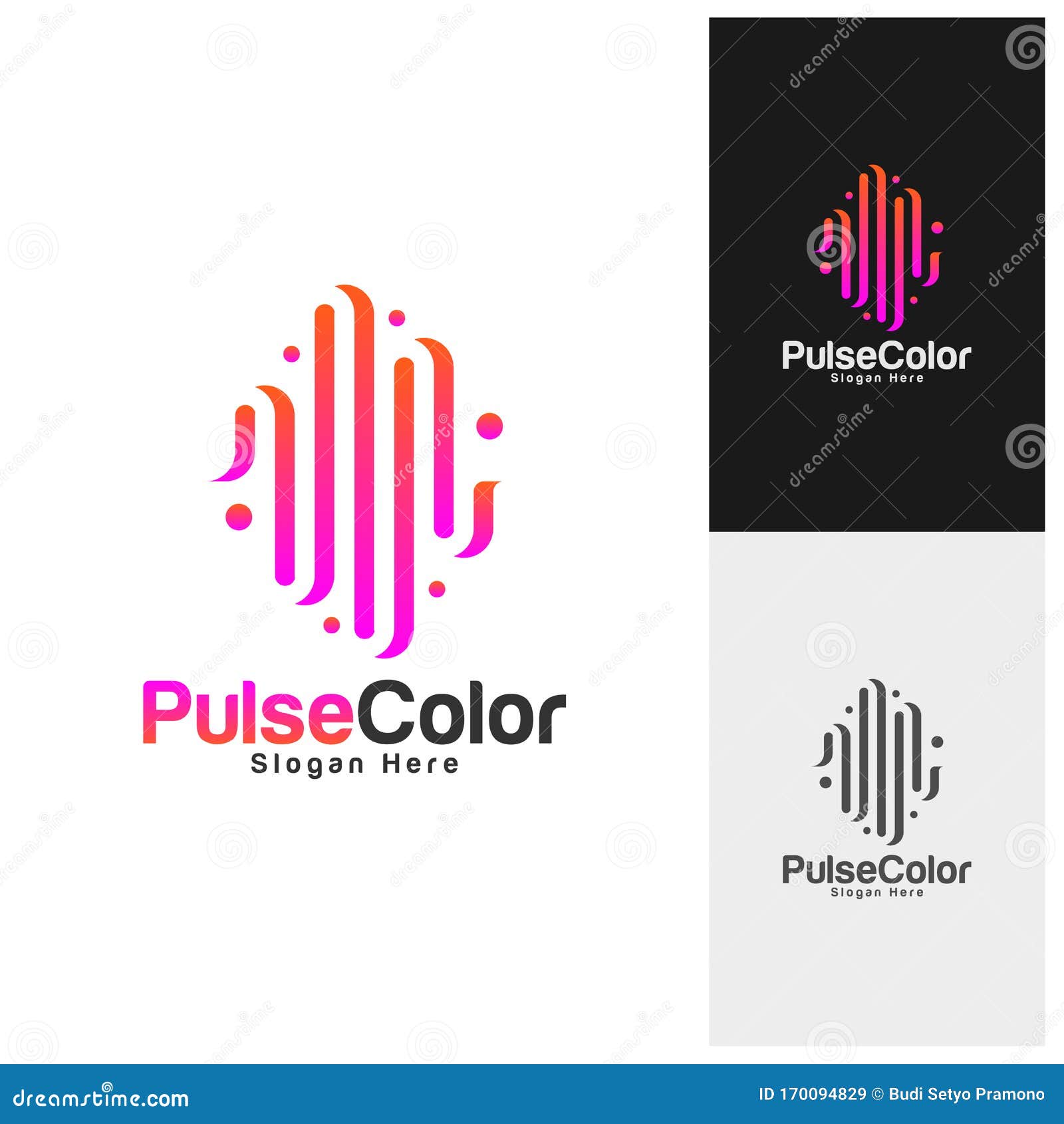 Colorful Pulse Logo Template Design Vector, Creative Design, Icon ...