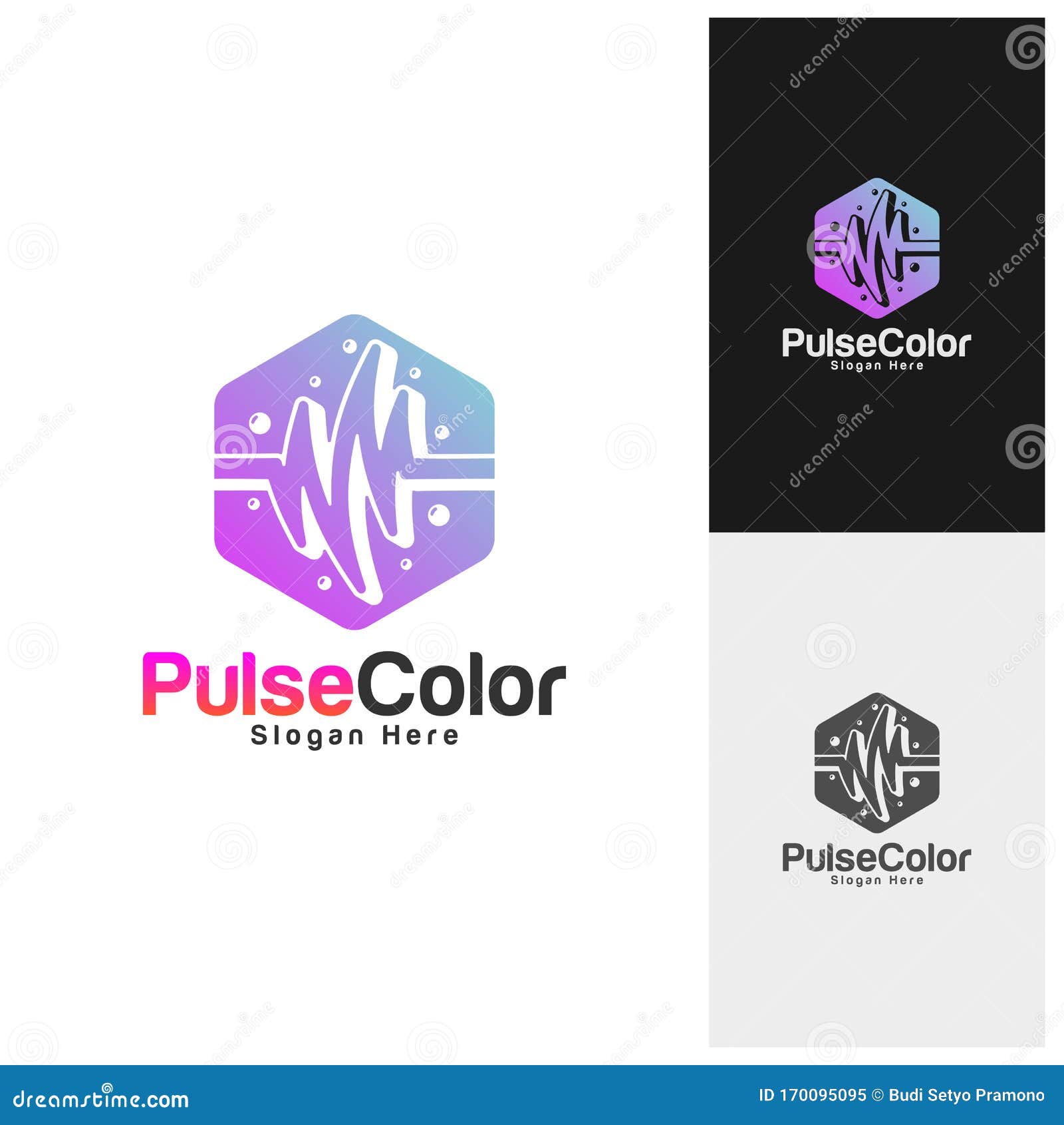 Colorful Pulse Logo Template Design Vector, Creative Design, Icon ...