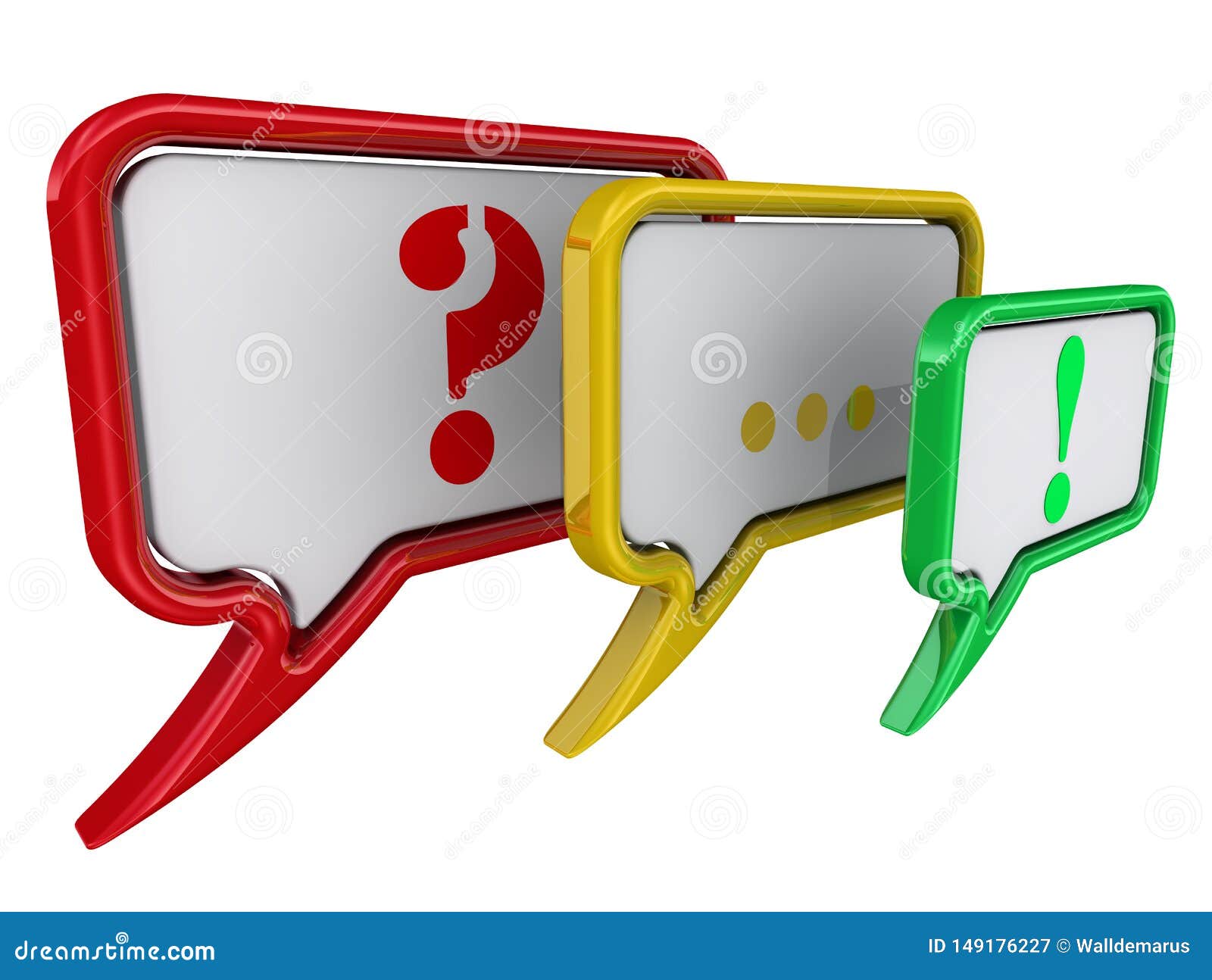 Colorful Punctuation Marks on Speech Bubbles Stock Illustration ... Colorful Punctuation Marks on Speech Bubbles Stock Illustration ...