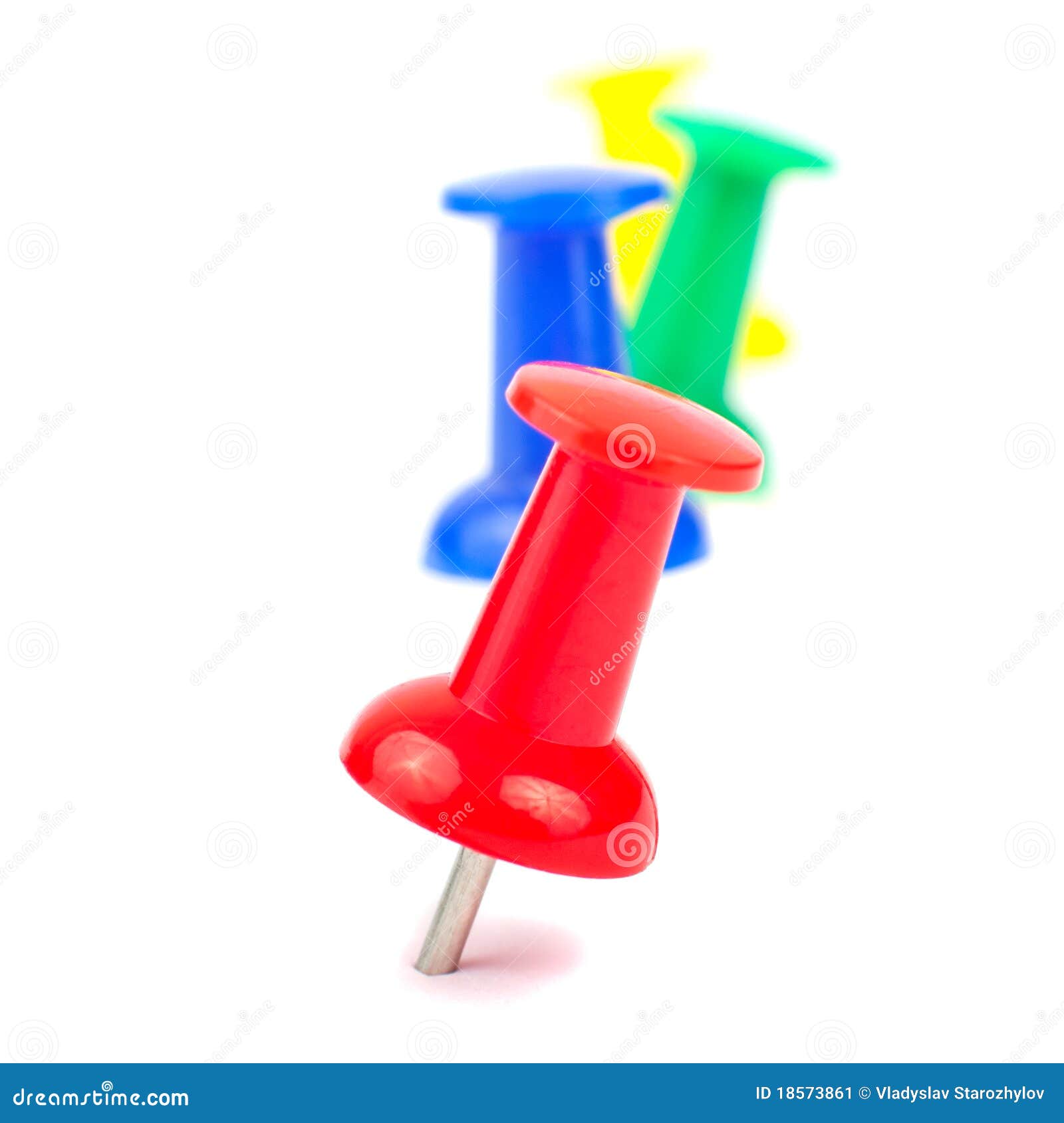 Colorful Push Pin Picture. Image: 18573861