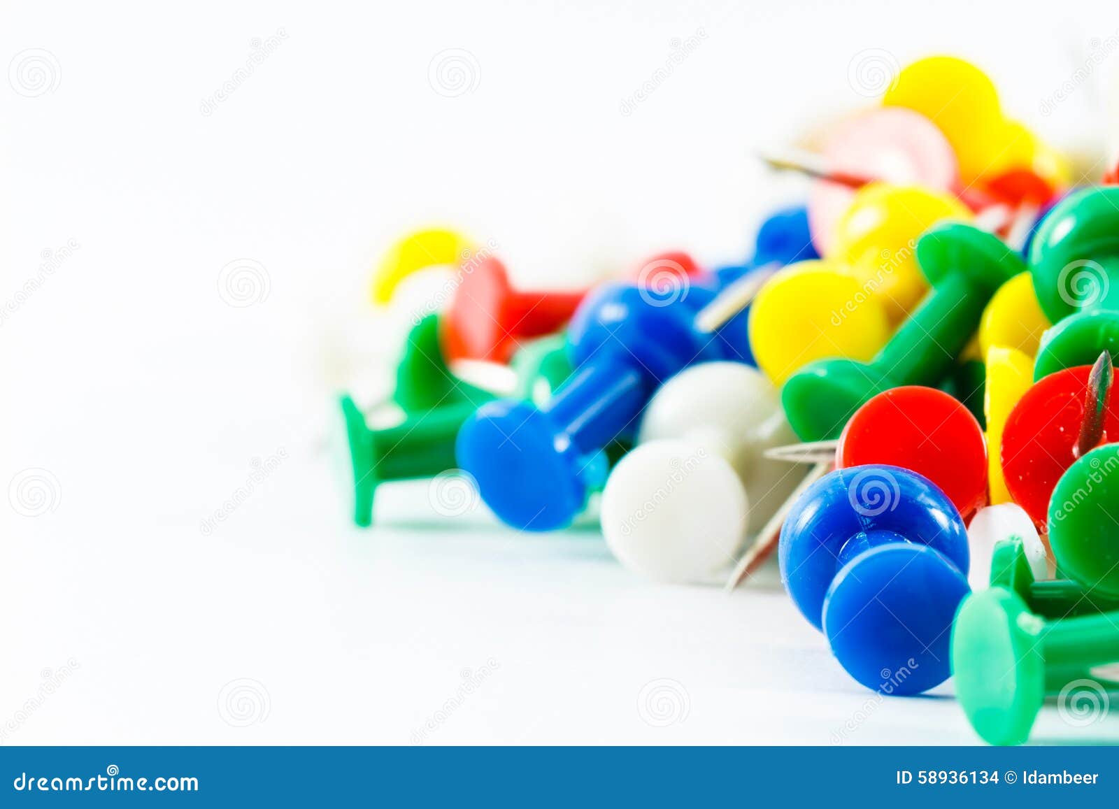 Colorful pushpin stock photo. Image of tack, symbol, colorful - 58936134
