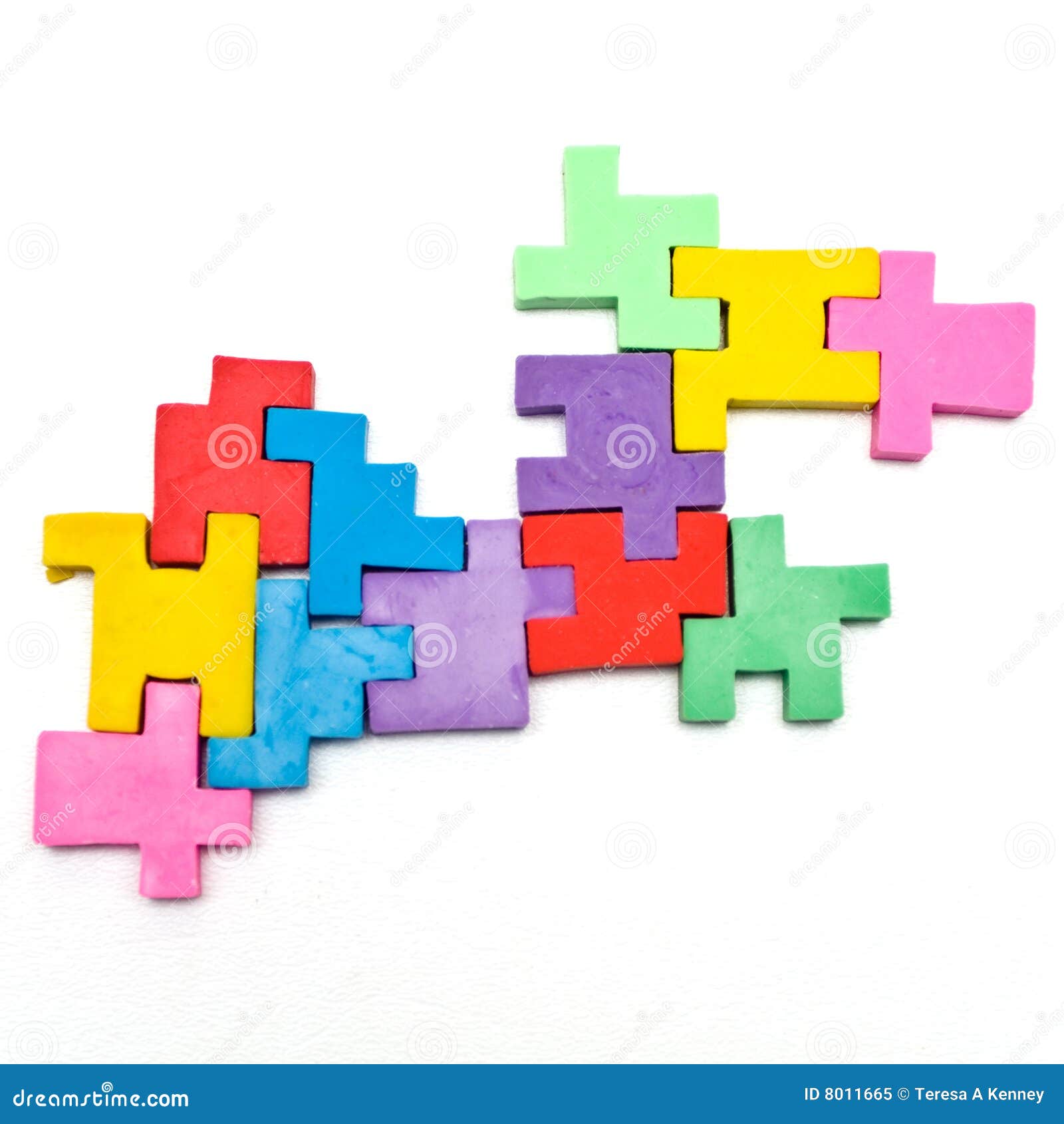 Colorful Puzzle stock image. Image of teaser, background - 8011665