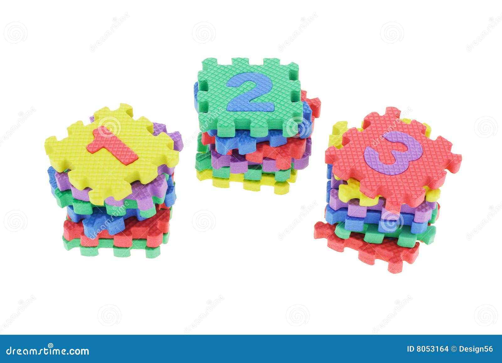 Colorful puzzle blocks stock photo. Image of learning - 8053164