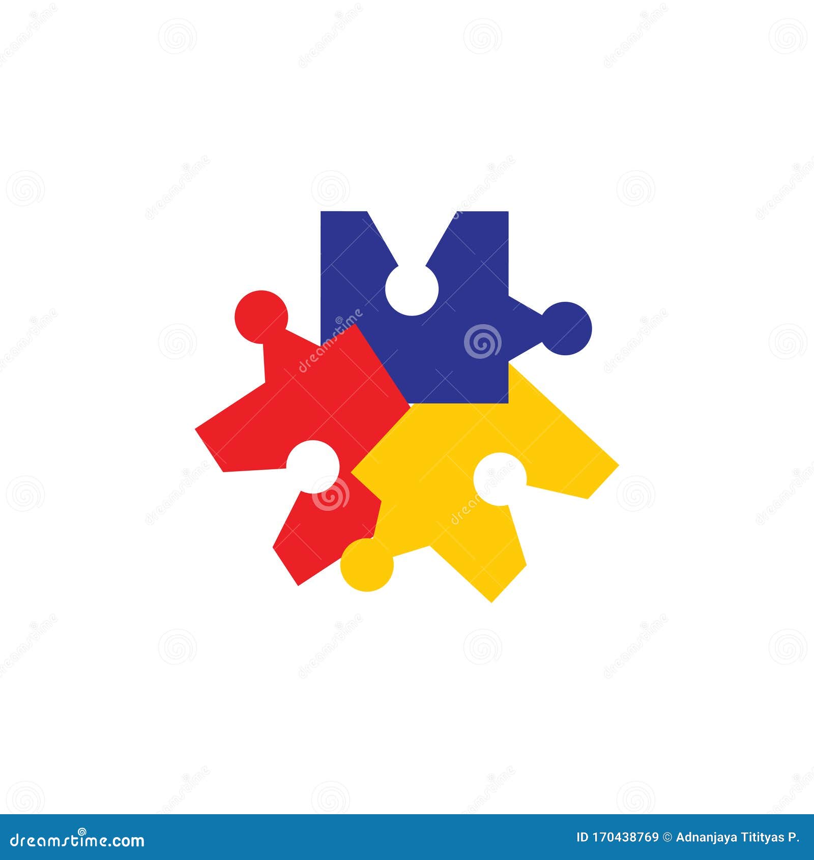 Colorful Puzzle Logo Vector Stock Vector - Illustration of idea ...