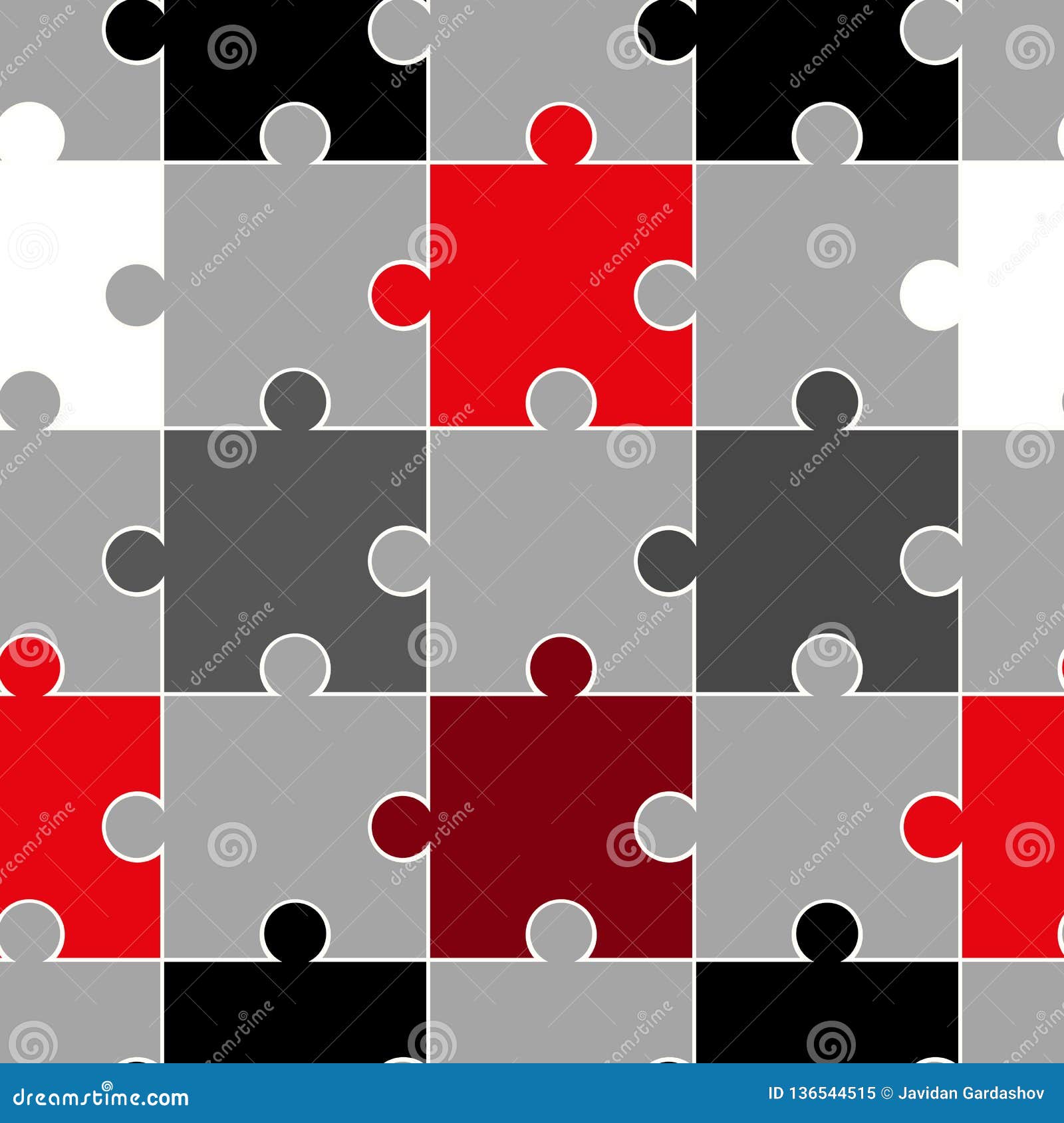 Colorful Puzzle Seamless Background Pattern. Vector Illustration Stock ... Colorful Puzzle Seamless Background Pattern. Vector Illustration Stock ...