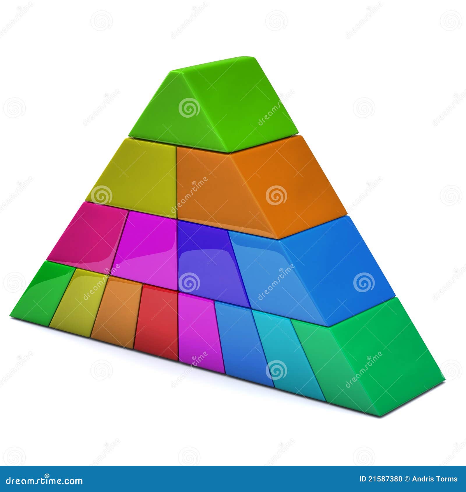 Colorful pyramid 3d stock photo. Image of cooperation - 21587380 Colorful pyramid 3d stock photo. Image of cooperation - 21587380