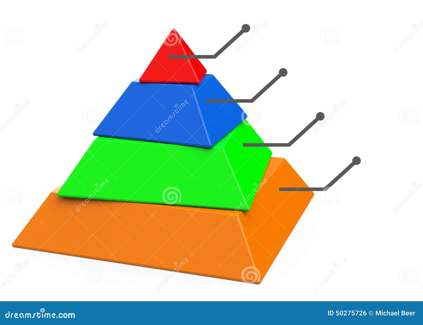 The colorful pyramid stock illustration. Illustration of golden - 50275726