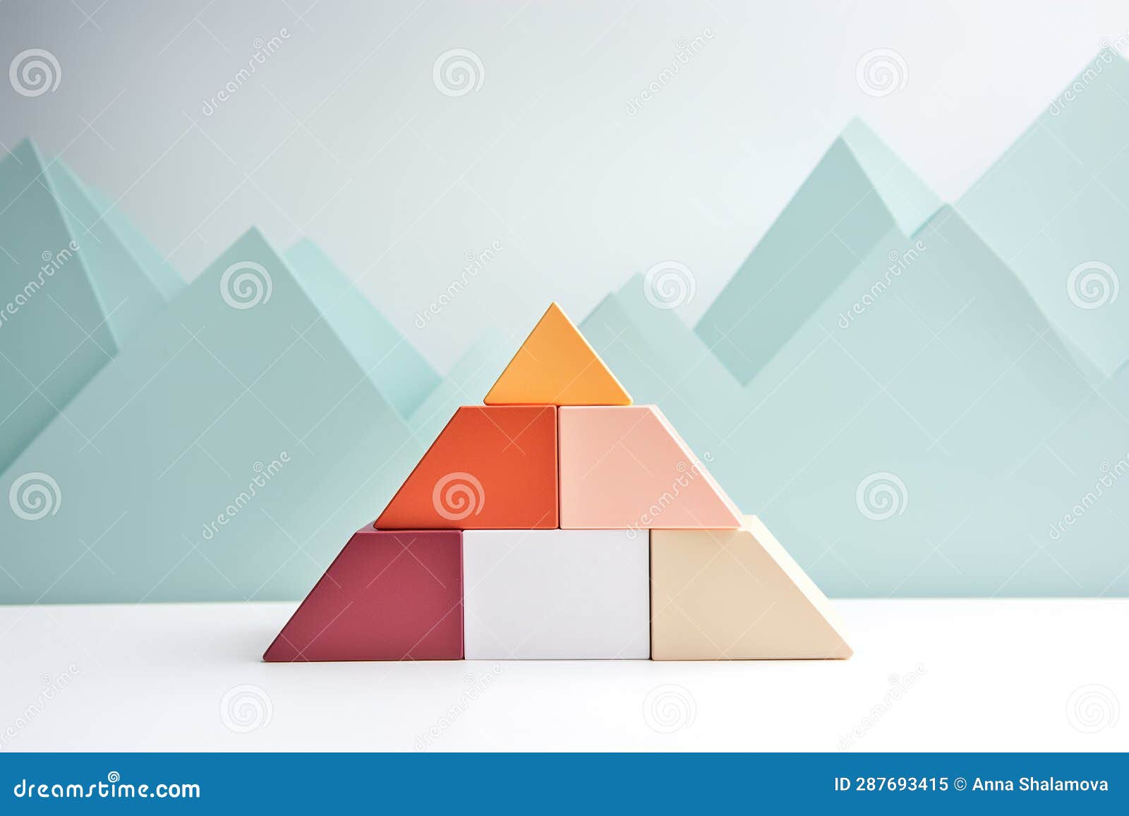 Colorful Pyramid on a White Background. Motivation and Challenging ... Colorful Pyramid on a White Background. Motivation and Challenging ...