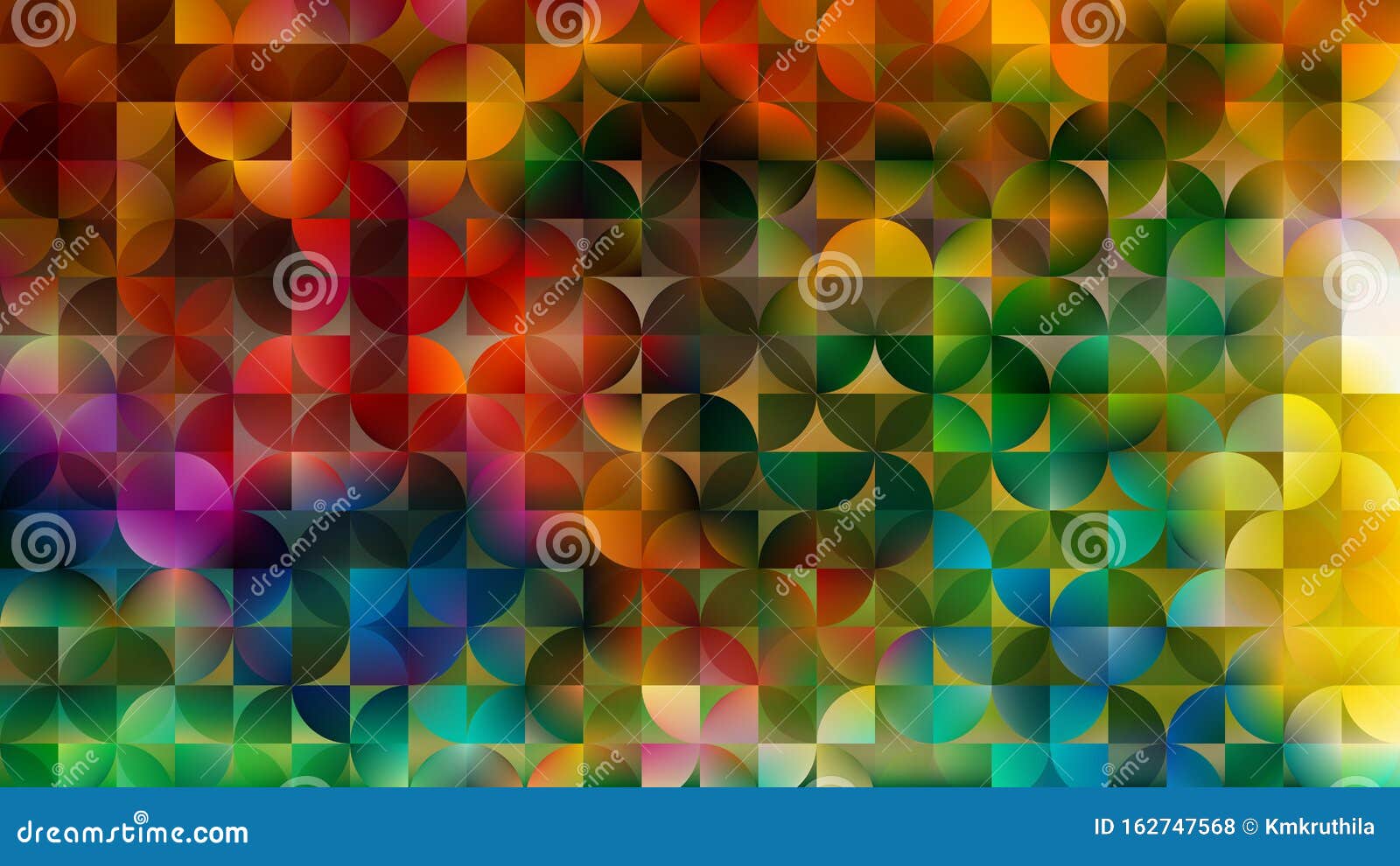 Colorful Quarter Circles Background Stock Vector - Illustration of ...