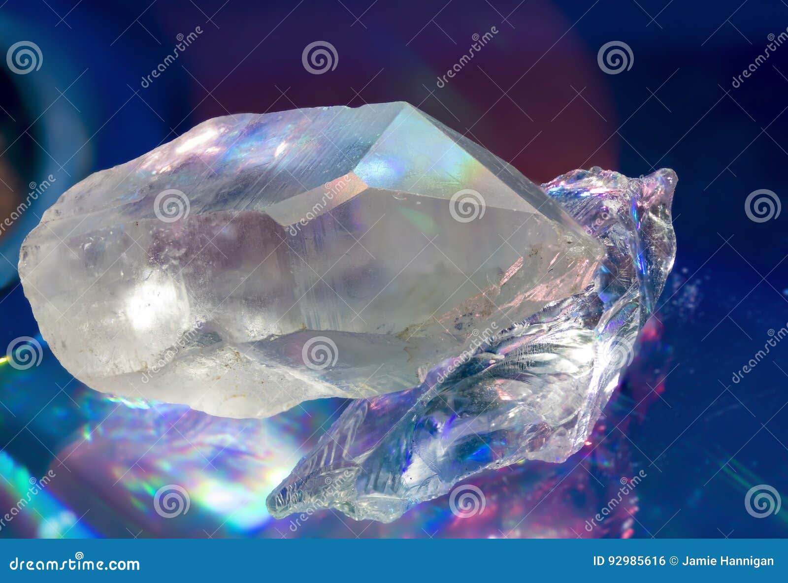 Colorful Quartz Crystals stock photo. Image of geological - 92985616