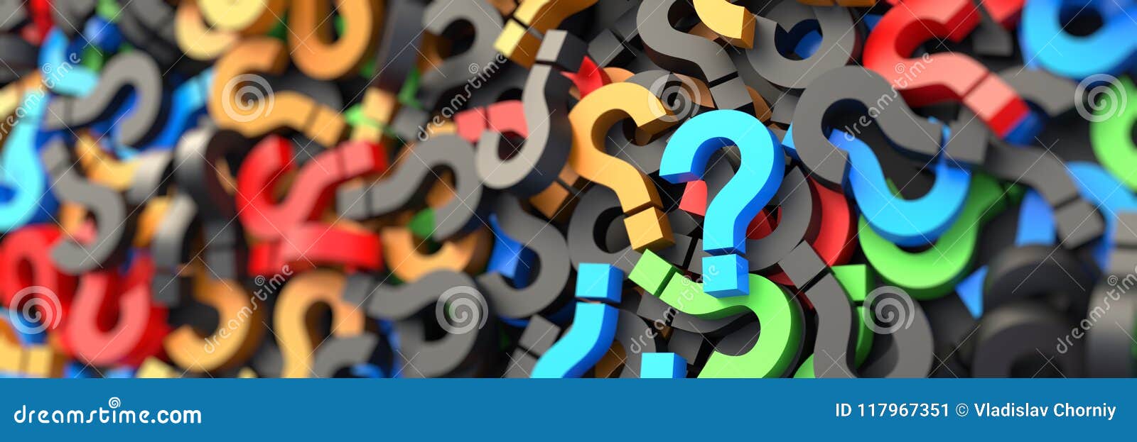 Colorful Question Marks Background Stock Illustration - Illustration of ...