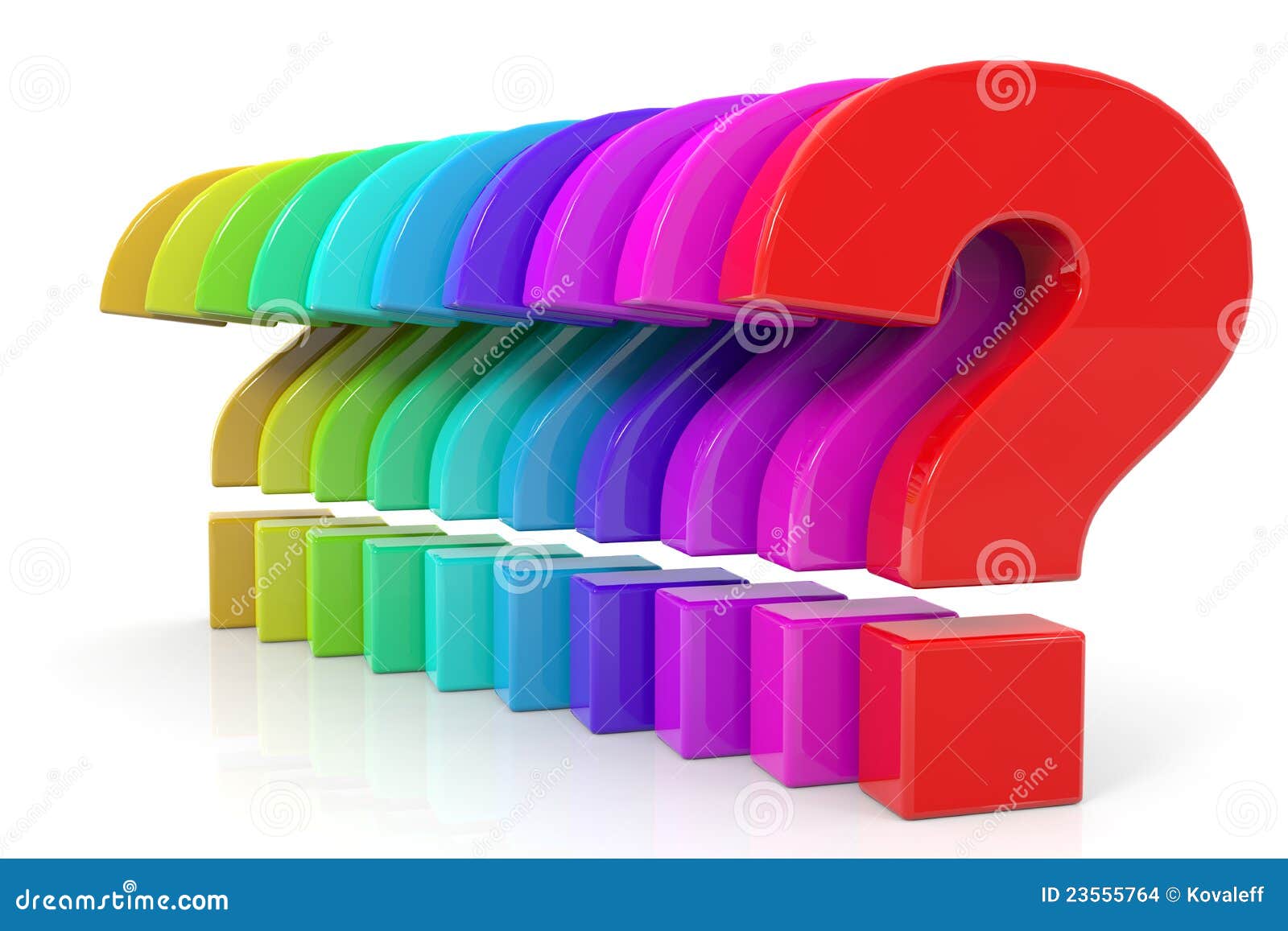 Colorful questions. stock illustration. Illustration of search - 23555764
