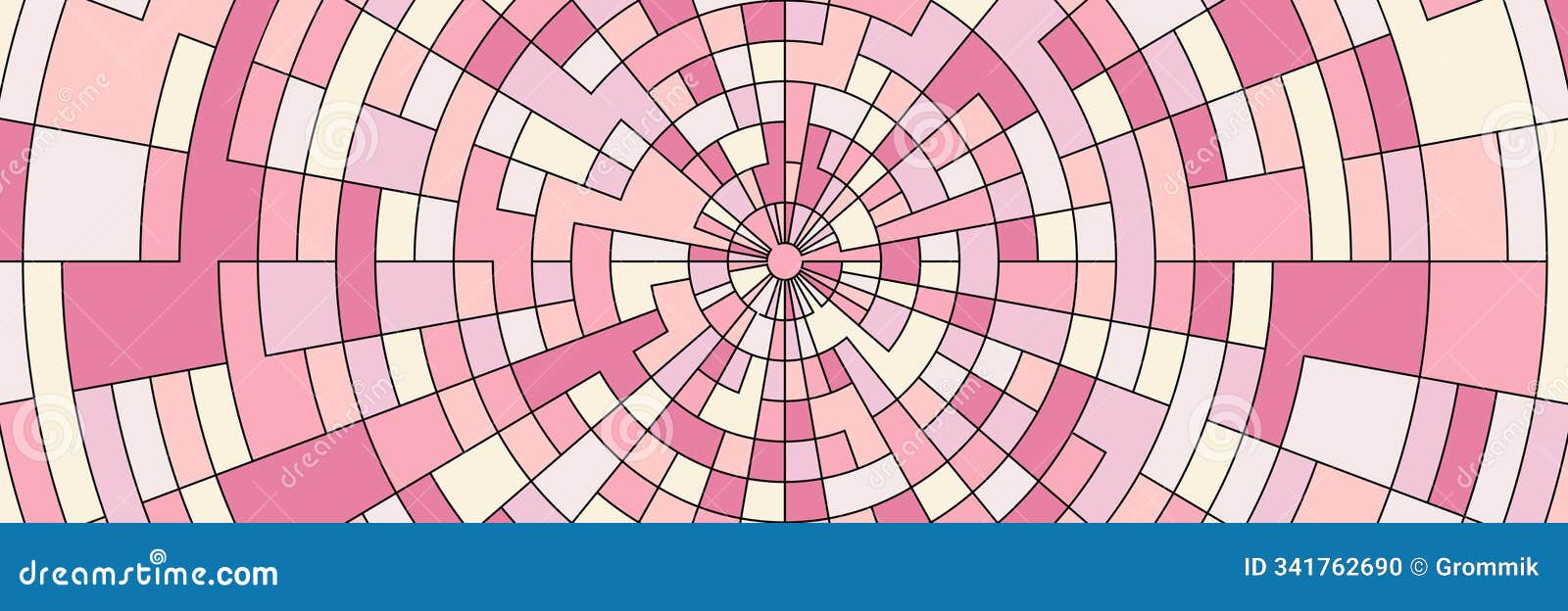 Colorful Radial Background. Circular Checkered Pattern For Cover ...