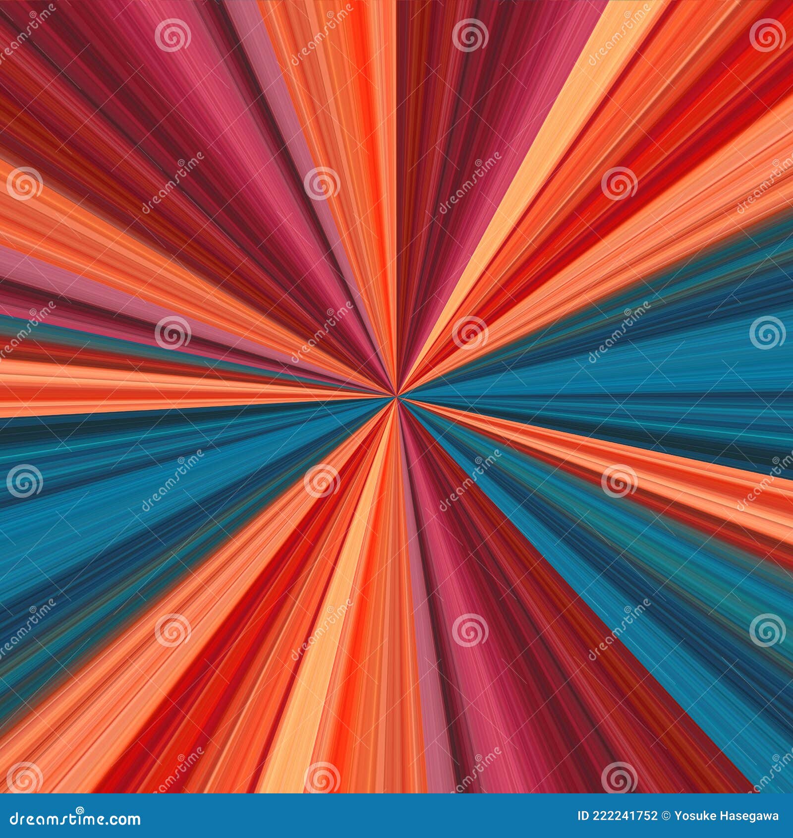 Colorful Radial Explosion Background Image Stock Illustration ...