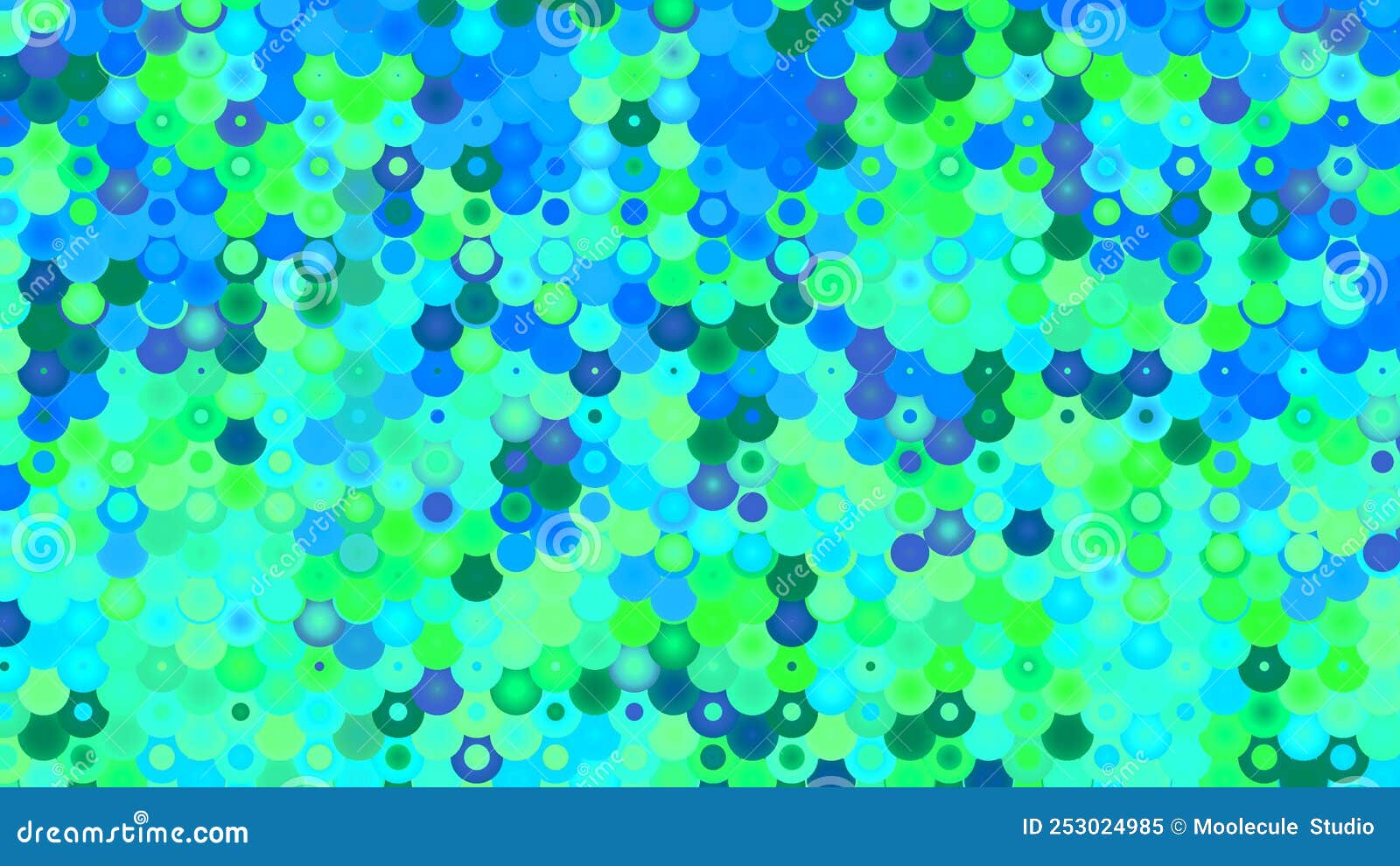Colorful Radial Hex Pattern Illustration Background. Stock Illustration ...