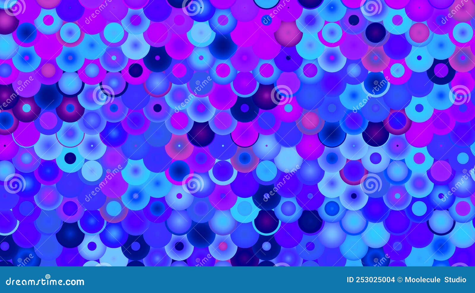 Colorful Radial Hex Pattern Illustration Background. Stock Illustration ...