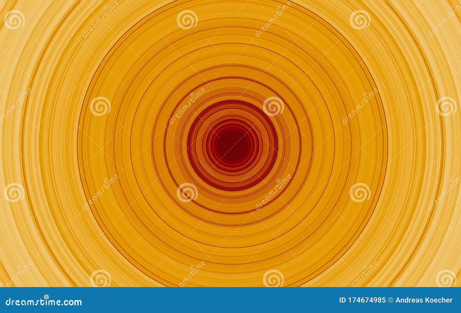 Colorful Radial Pattern. Circular Yellow Background Stock Illustration ...