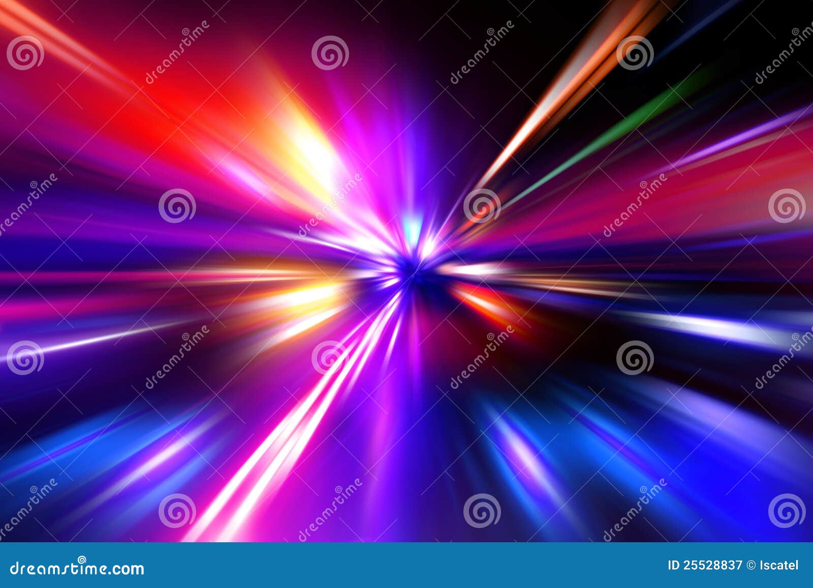 Colorful Radial Radiant Effect Stock Image - Image of reflection ...