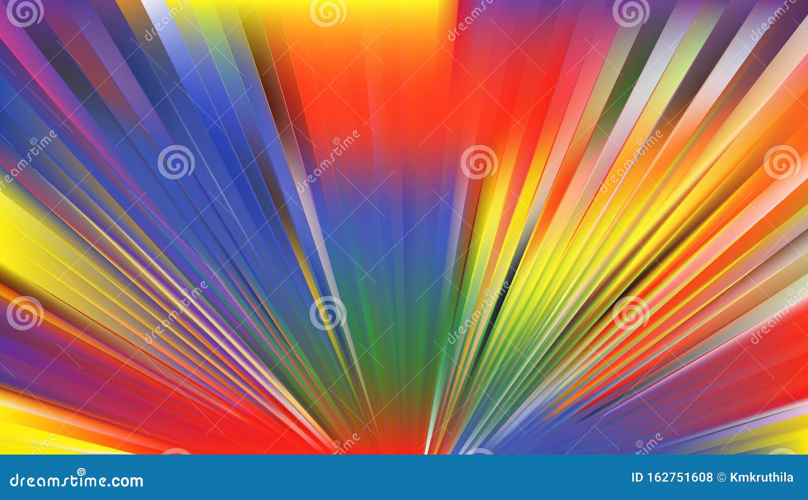 Colorful Radial Stripes Background Design Stock Vector - Illustration ...