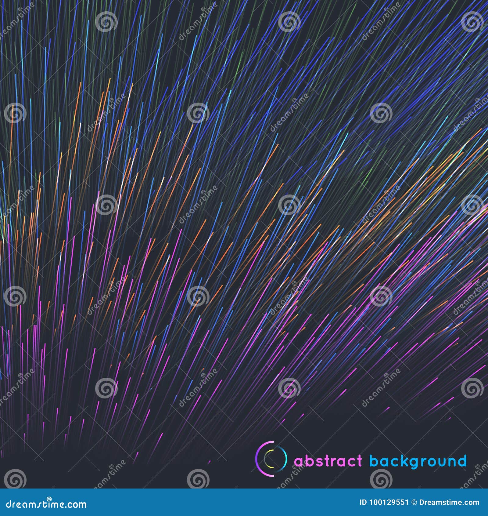 Gradient Lines Abstract Background Stock Vector - Illustration of color ...