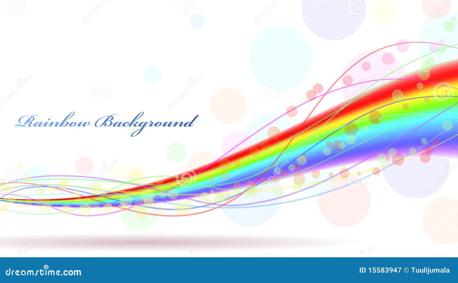 Colorful rainbow stock vector. Illustration of funky - 15583947