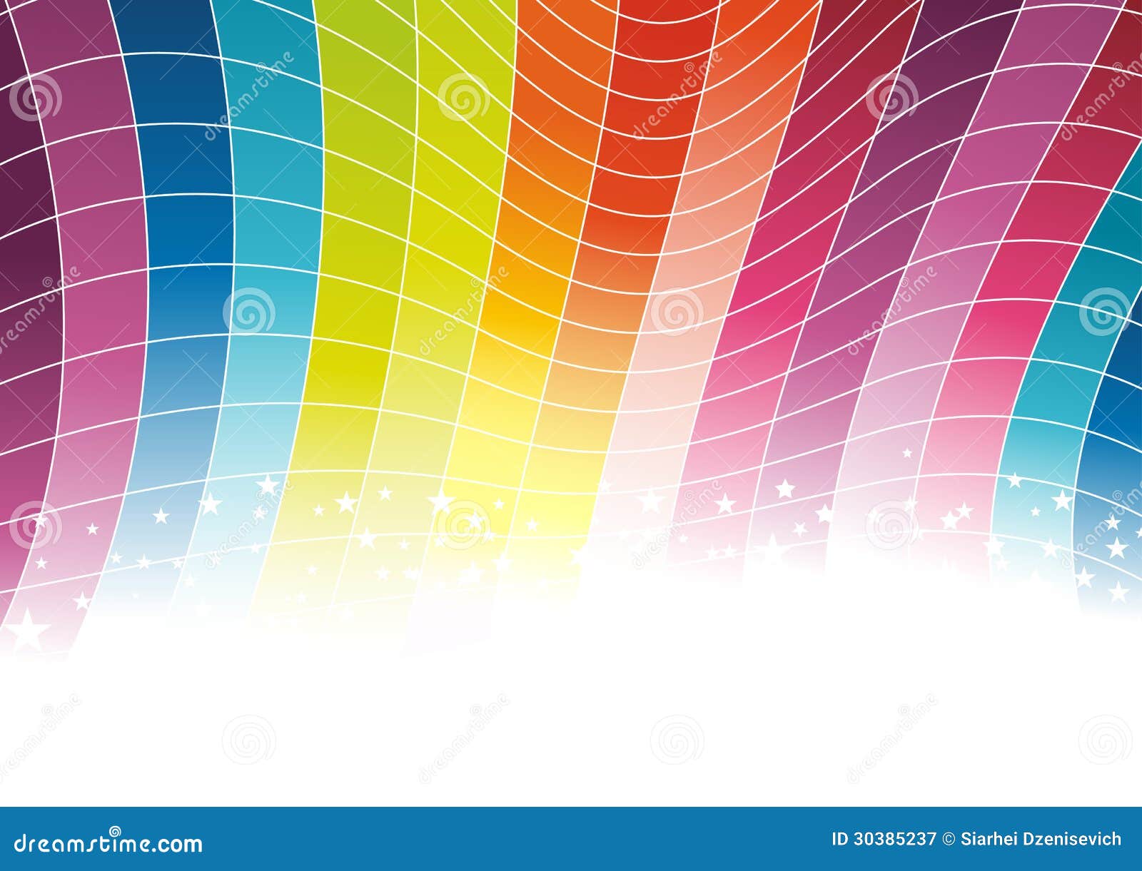 Colorful Rainbow Background - Cells Stock Vector - Illustration of ...