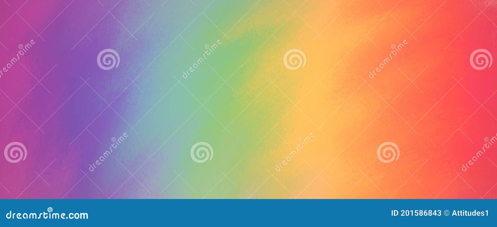 Colorful Rainbow Background Design with Abstract Smeared Painted Stripe ...