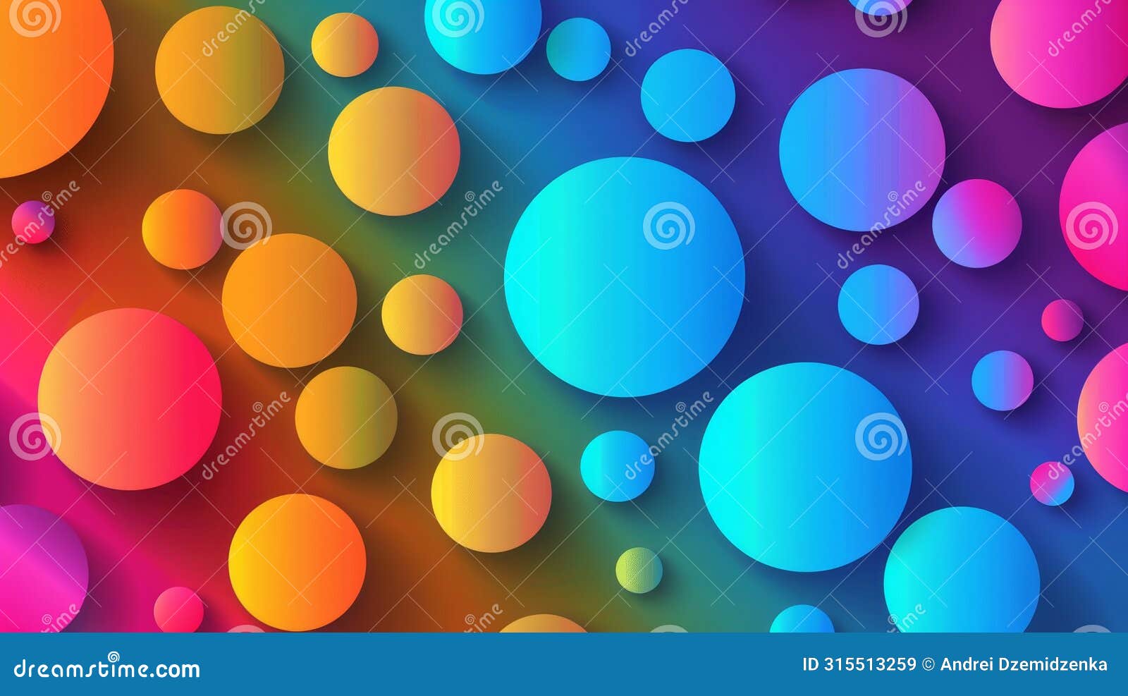 A Colorful Rainbow Circle Abstract Modern Background Stock Image ...