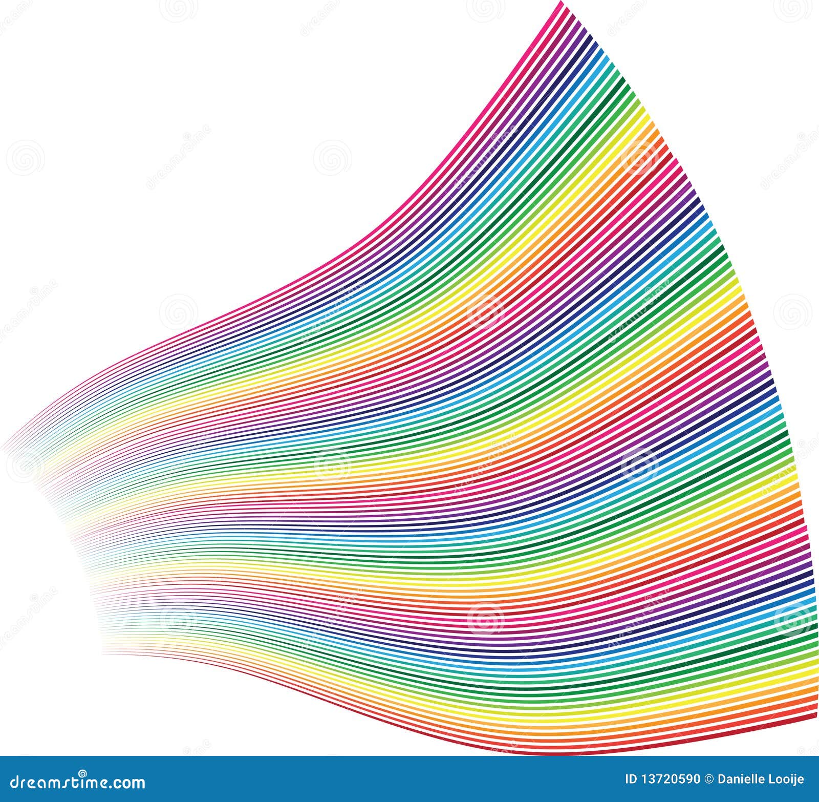 Colorful Rainbow Decoration Stock Vector - Illustration of colorful ...