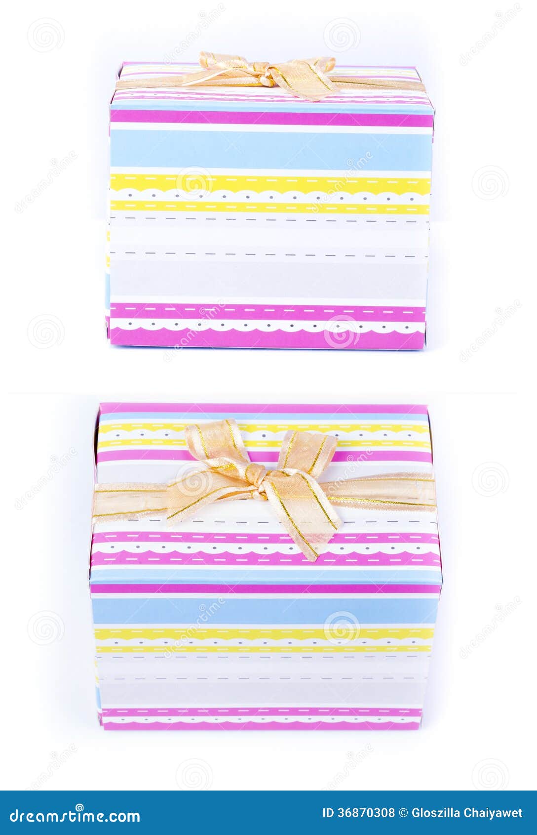 Colorful rainbow gift box stock photo. Image of knock - 36870308