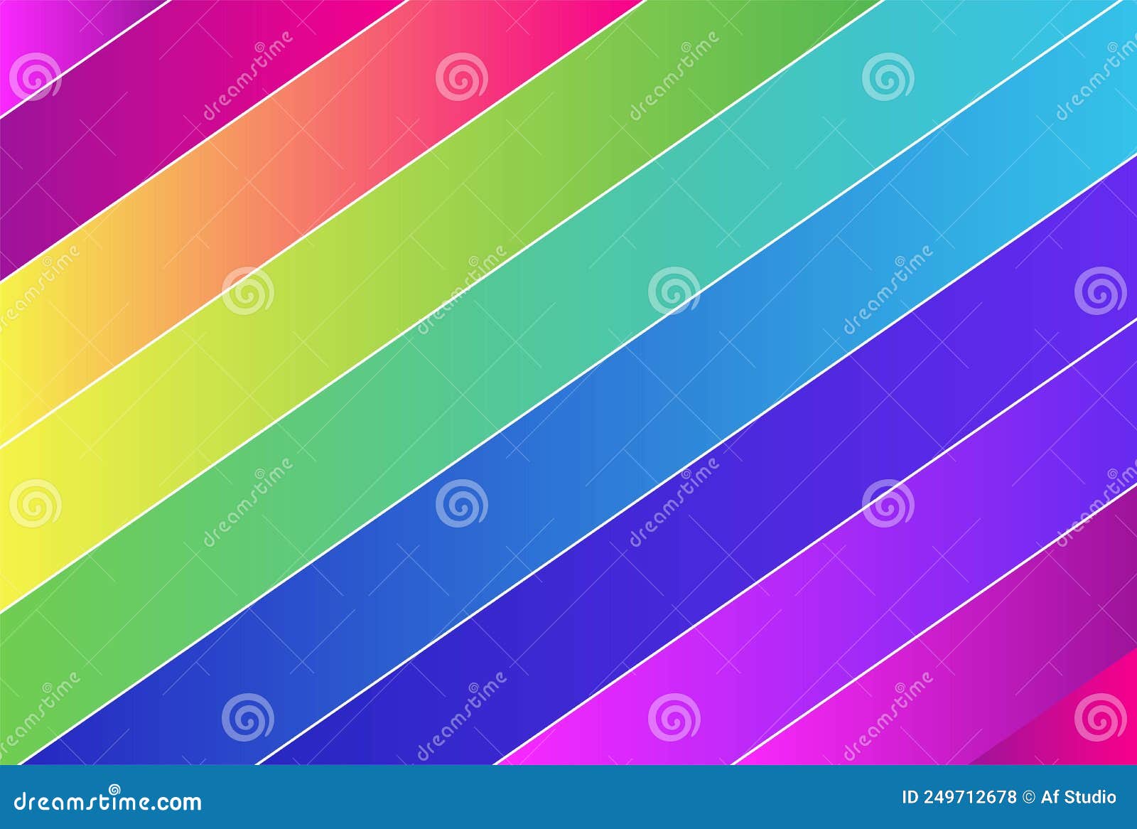 Colorful Rainbow Line Gradation Gradient 3D Background Design Vector ...