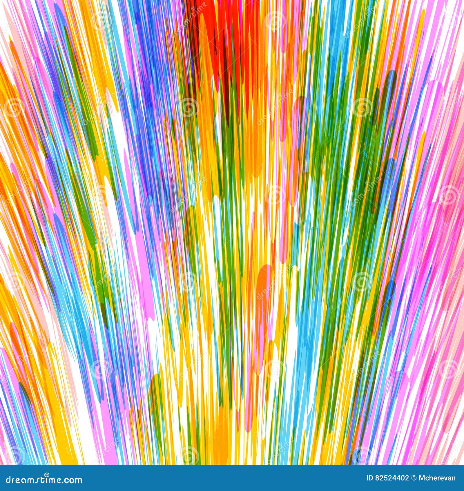 Colorful Rainbow Lines Background. Rainbow-colored Abstract ...