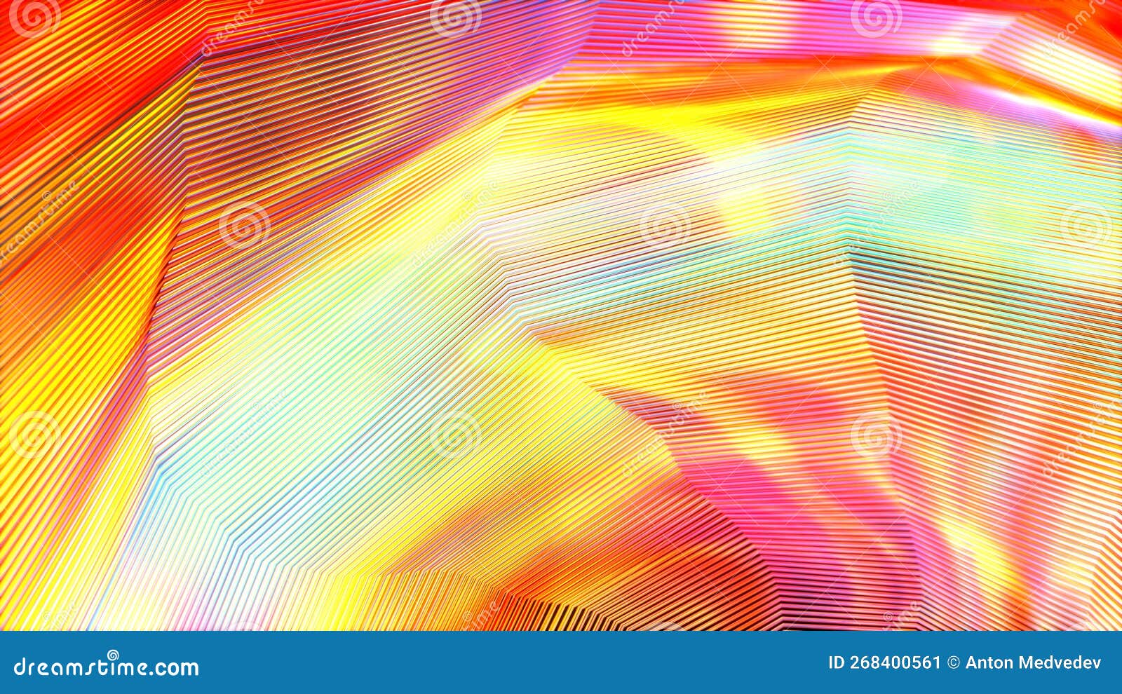 Colorful Rainbow Metal Lines - High Tech Digital Background - Abstract ...