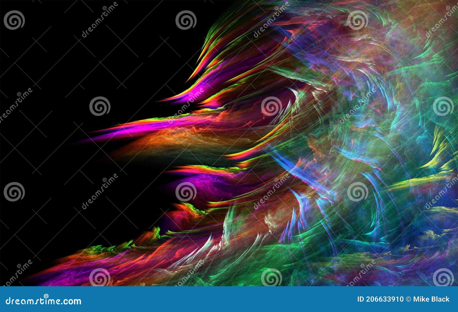 Rainbow Mist: Abstract Watercolor Magic With Bold Colors And ...