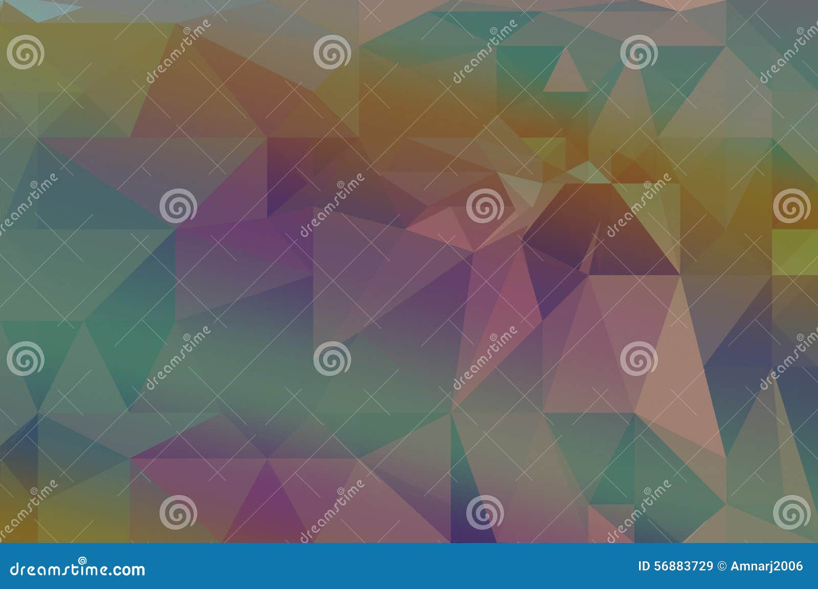Colorful Rainbow Polygon Background Stock Illustration - Illustration ...