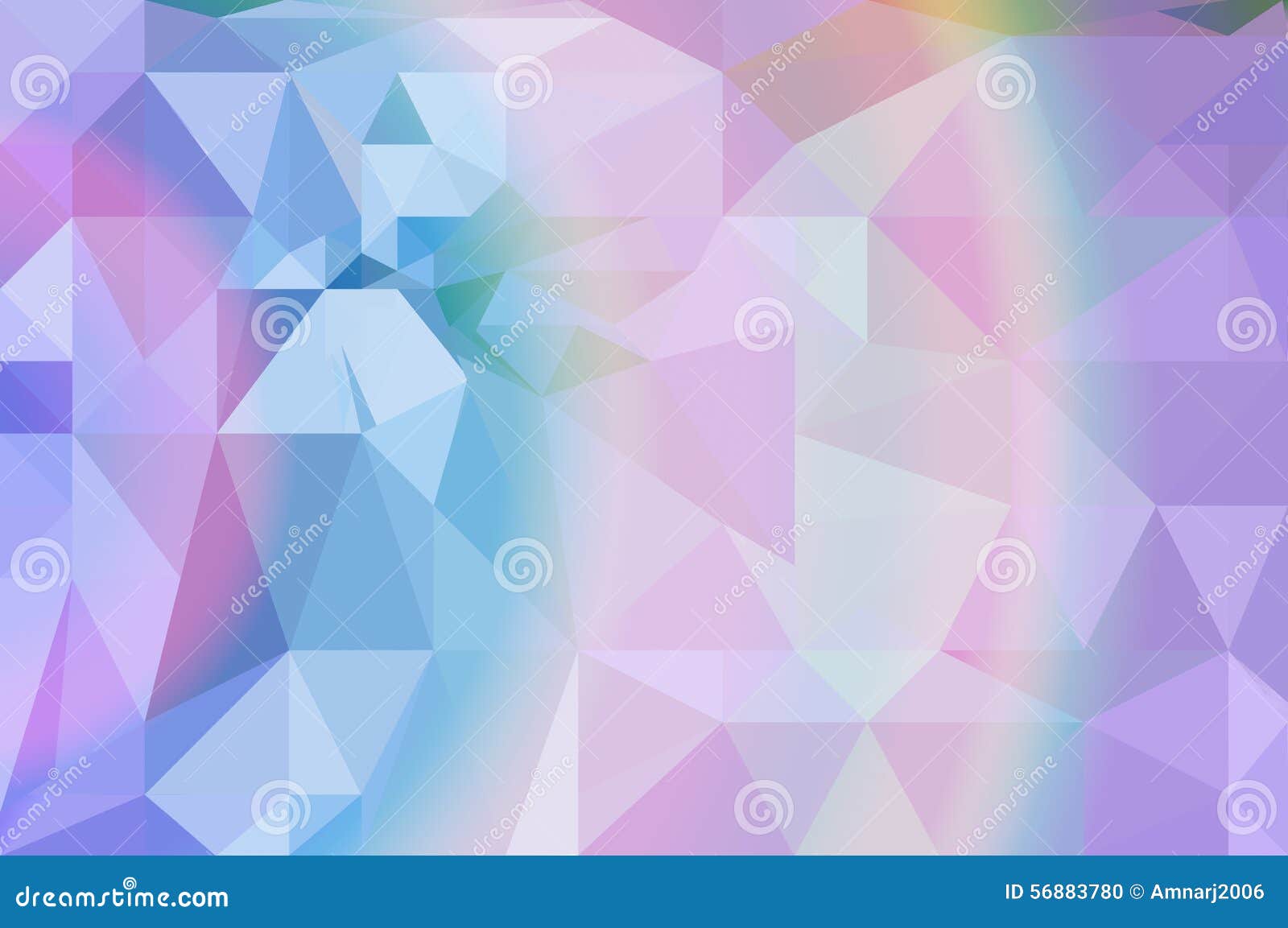 Colorful Rainbow Polygon Background Stock Illustration - Illustration ...