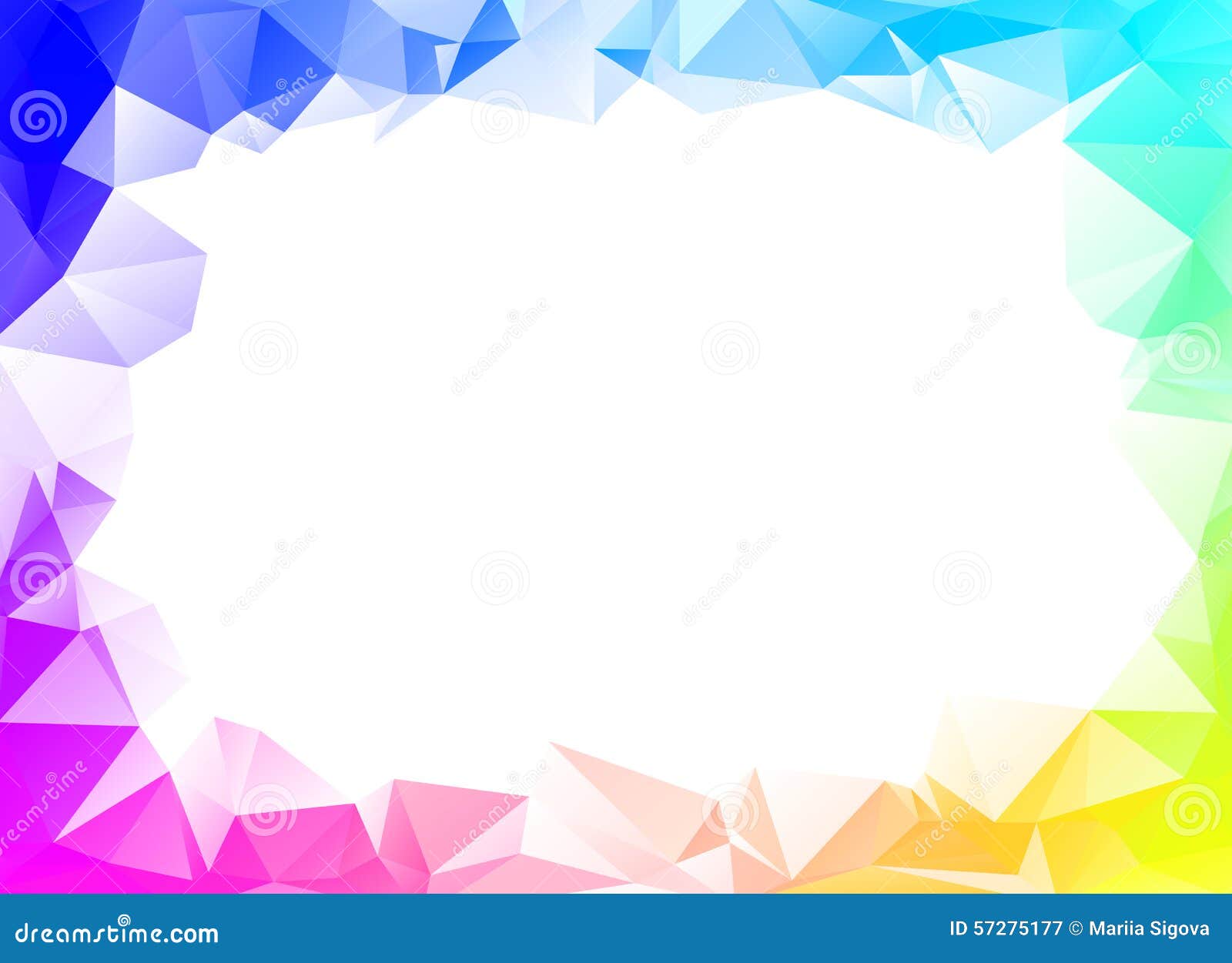Colorful Rainbow Polygon Background or Vector Stock Vector ... Colorful Rainbow Polygon Background or Vector Stock Vector ...