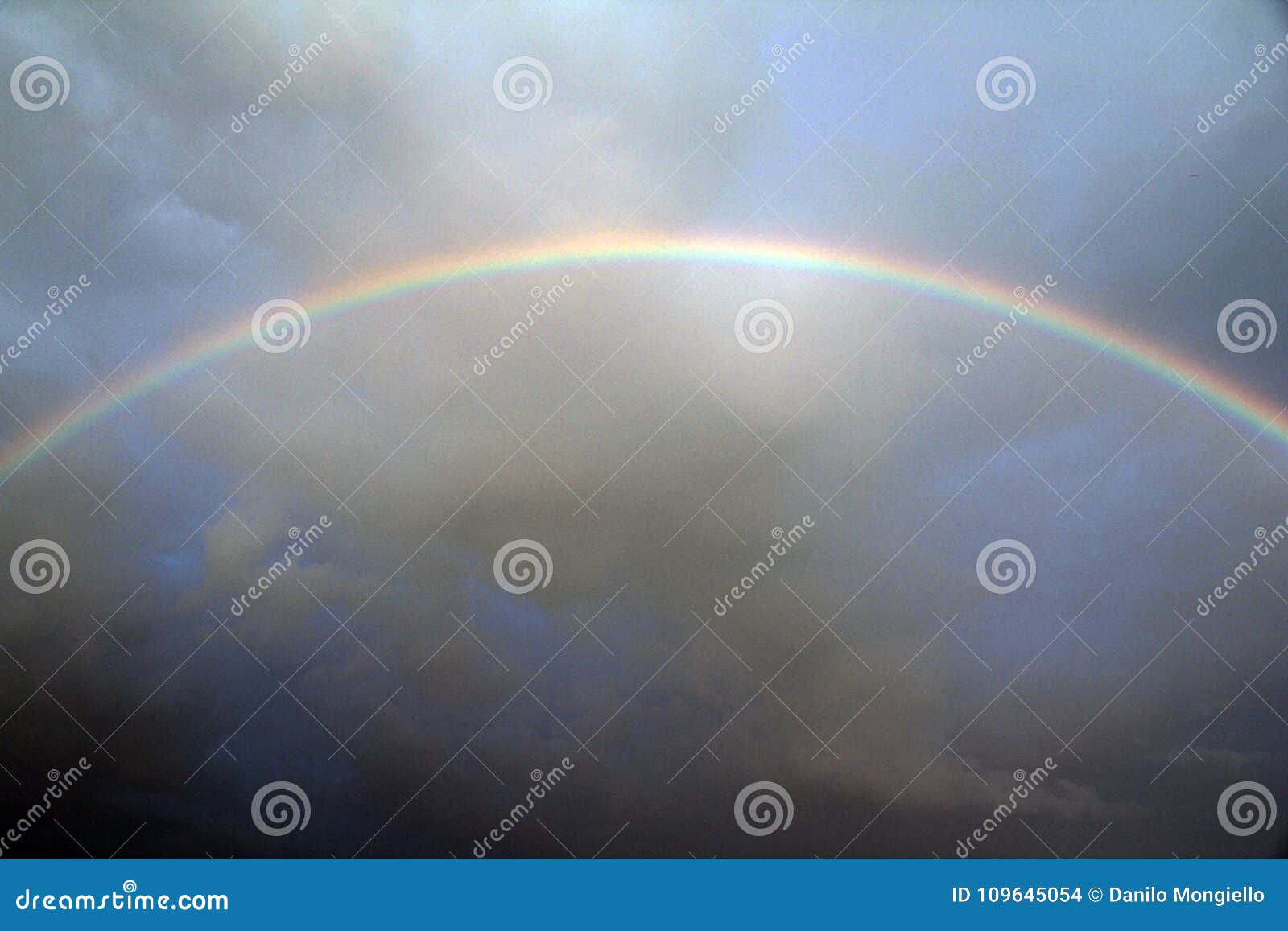 Rainbow sky stock photo. Image of colors, rainbow, colorful - 109645054