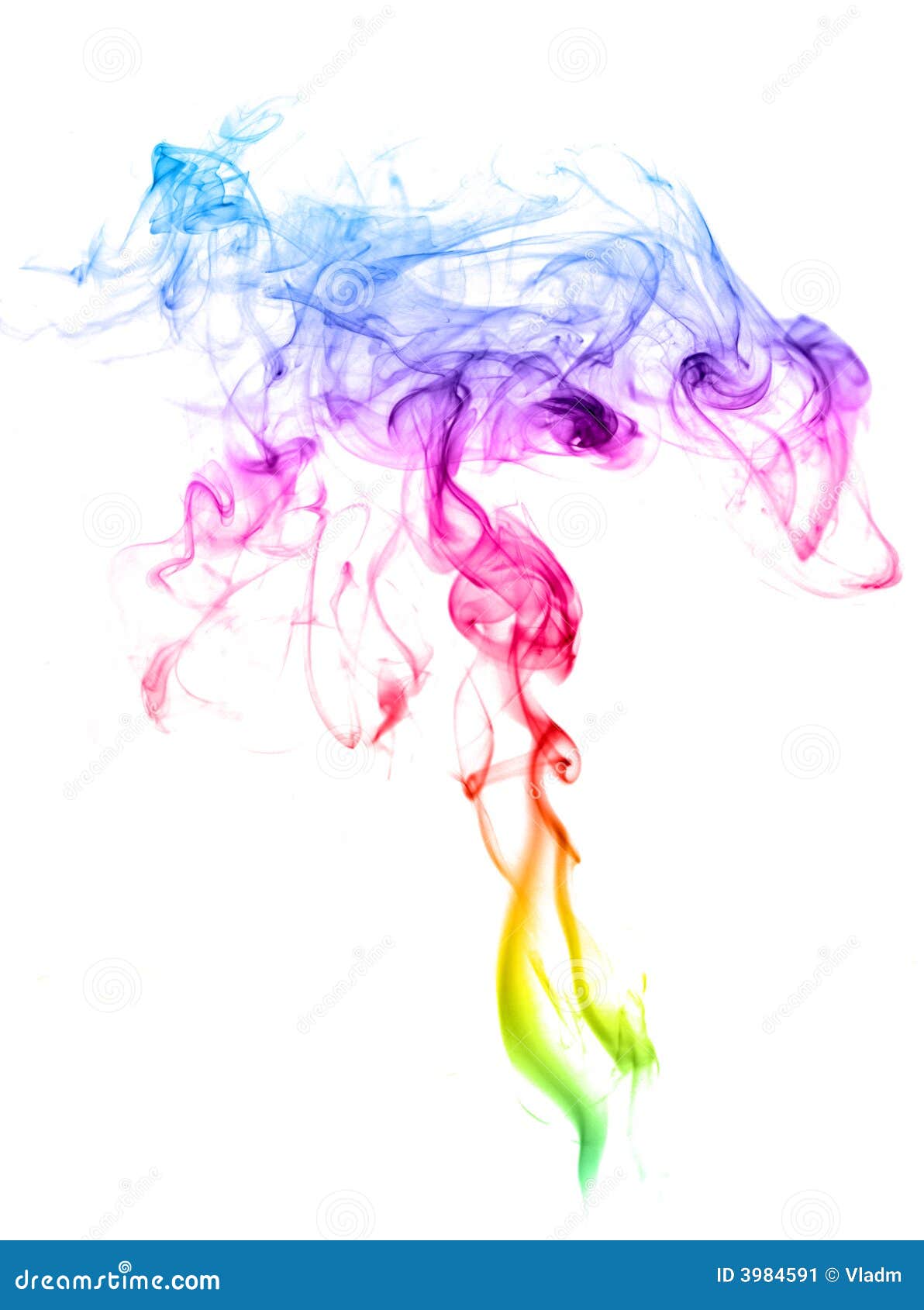 Colorful Rainbow Smoke stock image. Image of colored, deep - 3984591