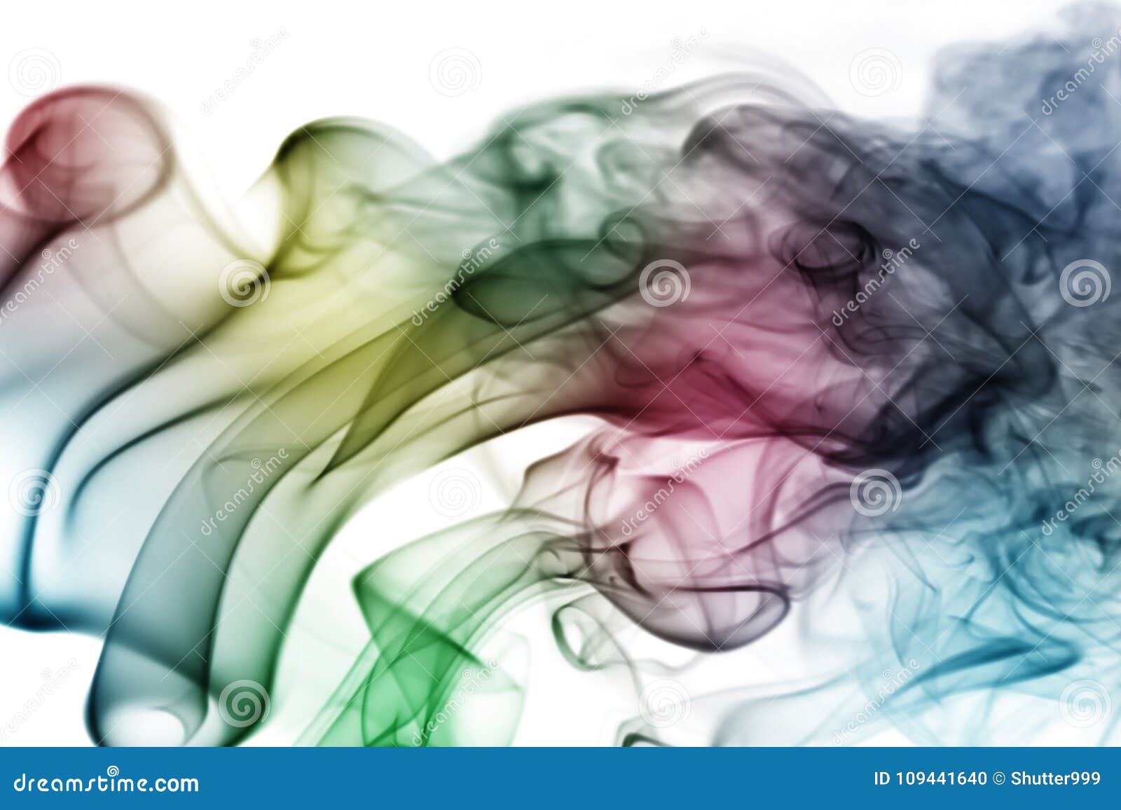 Colorful and Rainbow Smoke Pattern, Texture Stock Photo - Image of ...