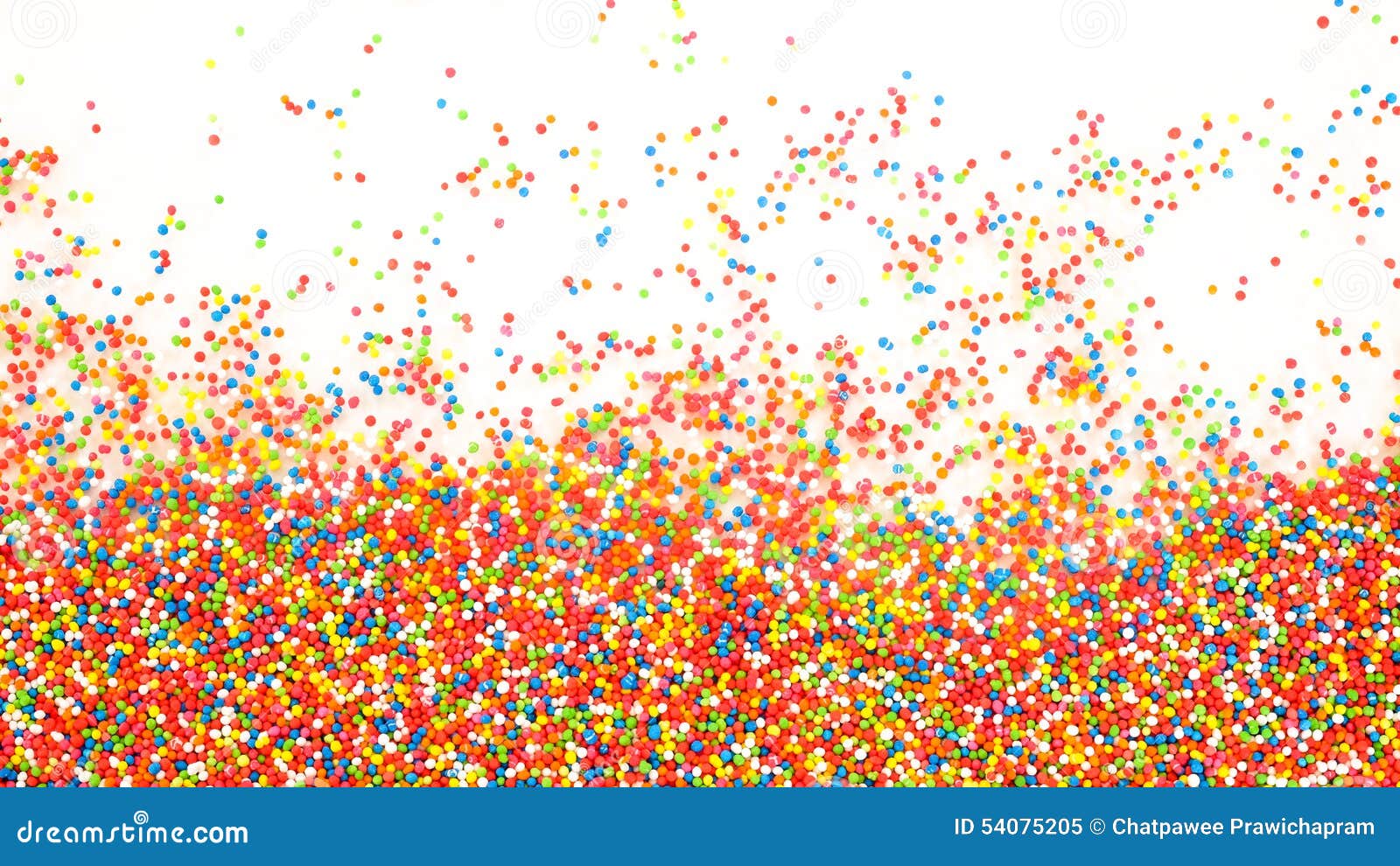 Colorful Rainbow Sprinkles Background Stock Image - Image of abstract ...