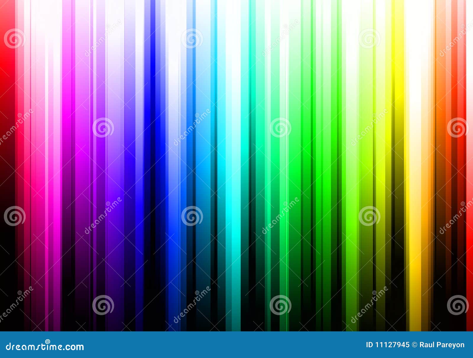 Colorful Rainbow Stripes stock illustration. Illustration of elegance ...