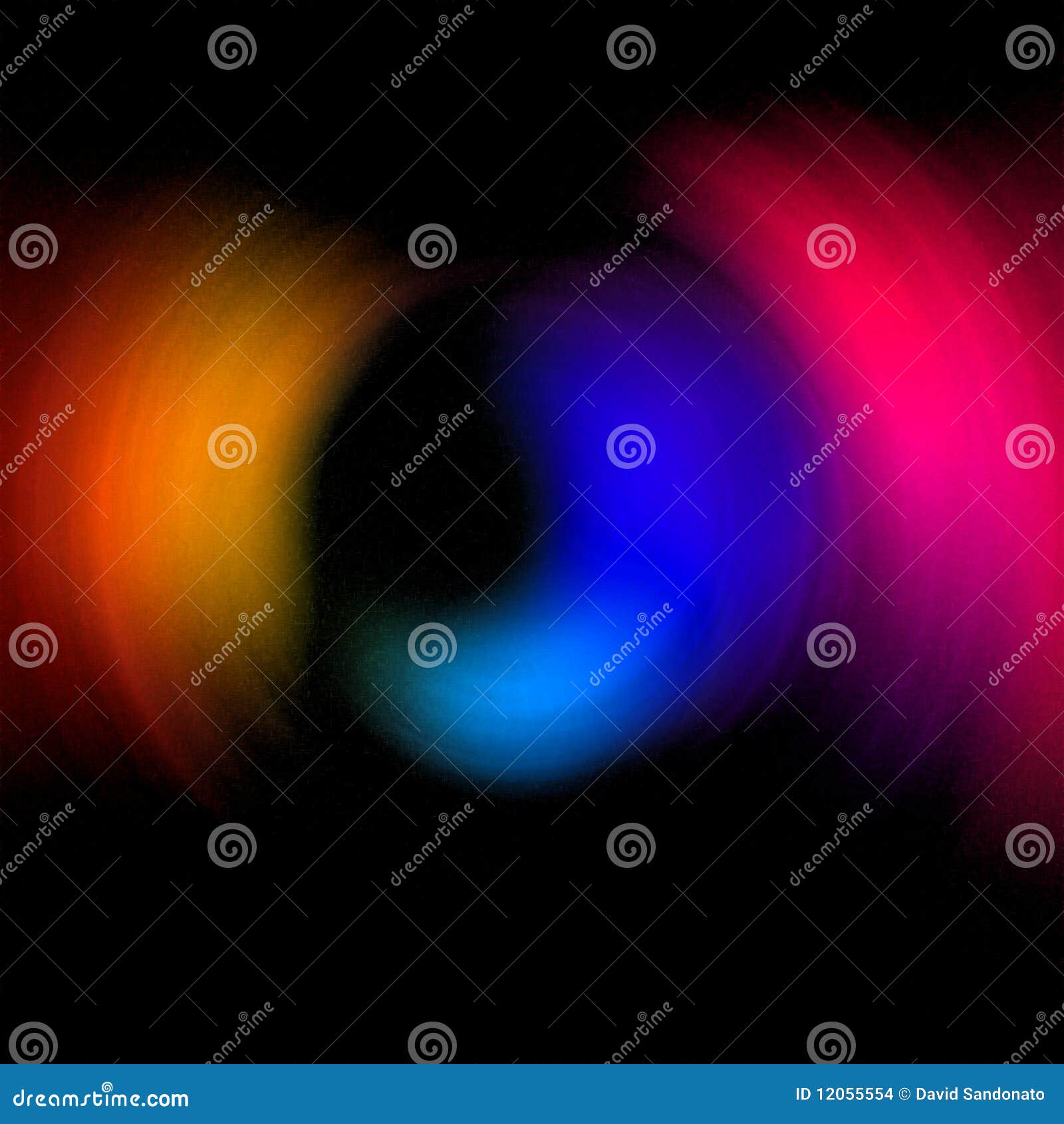Colorful Rainbow Twirl Background Stock Illustration - Illustration of ...