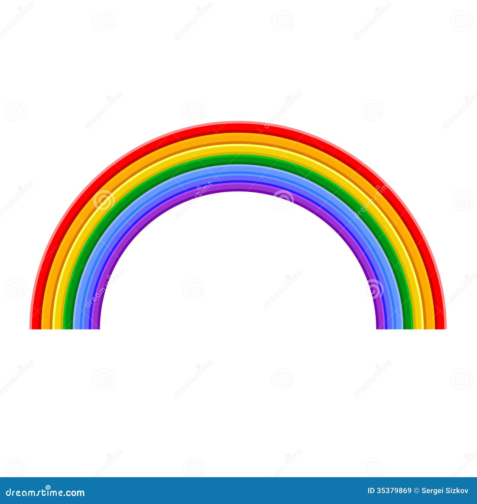 Colorful Rainbow Vector Illustration Stock Vector - Illustration of ...