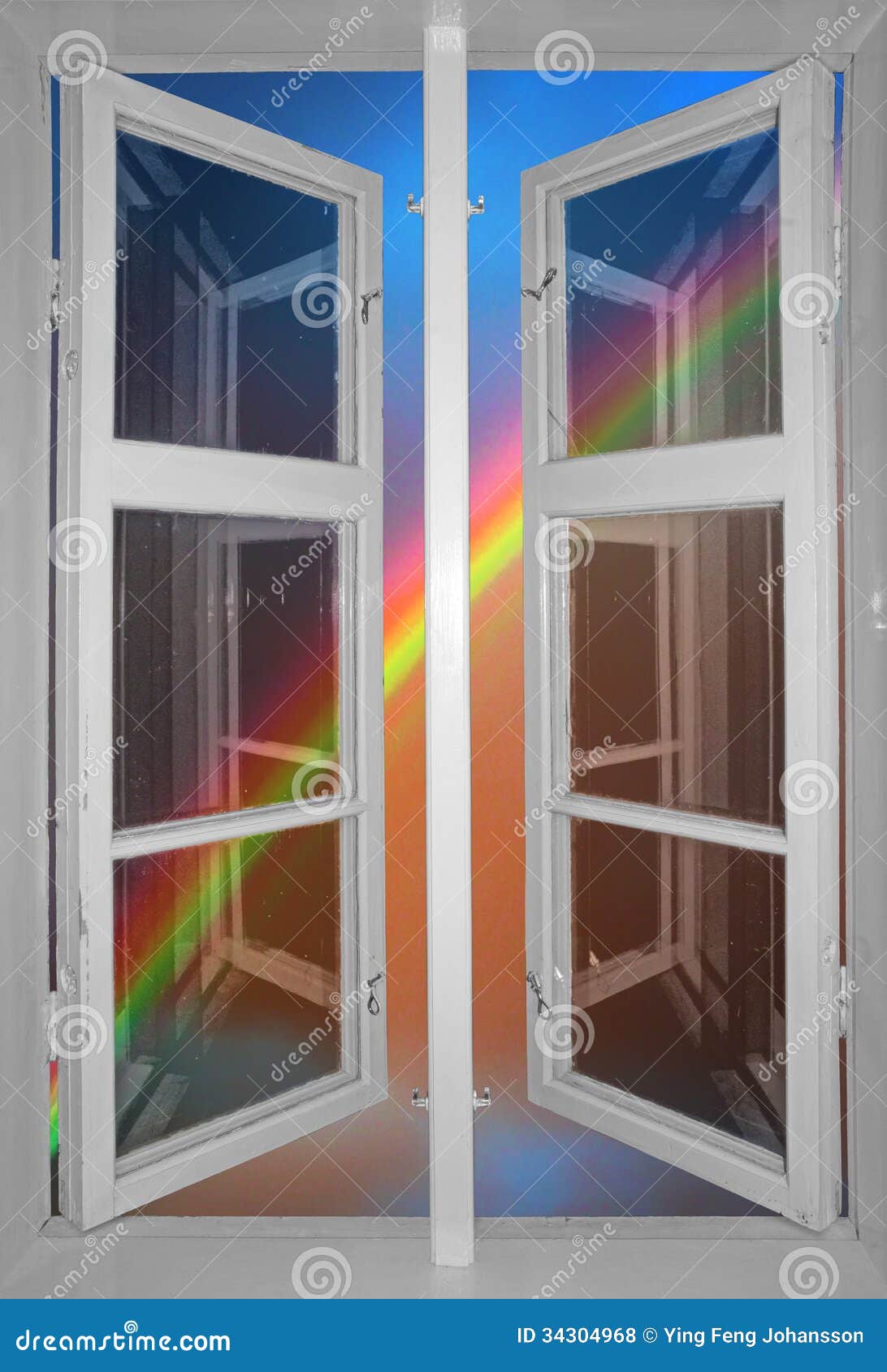 Colorful rainbow stock photo. Image of rainbow, vivid - 34304968
